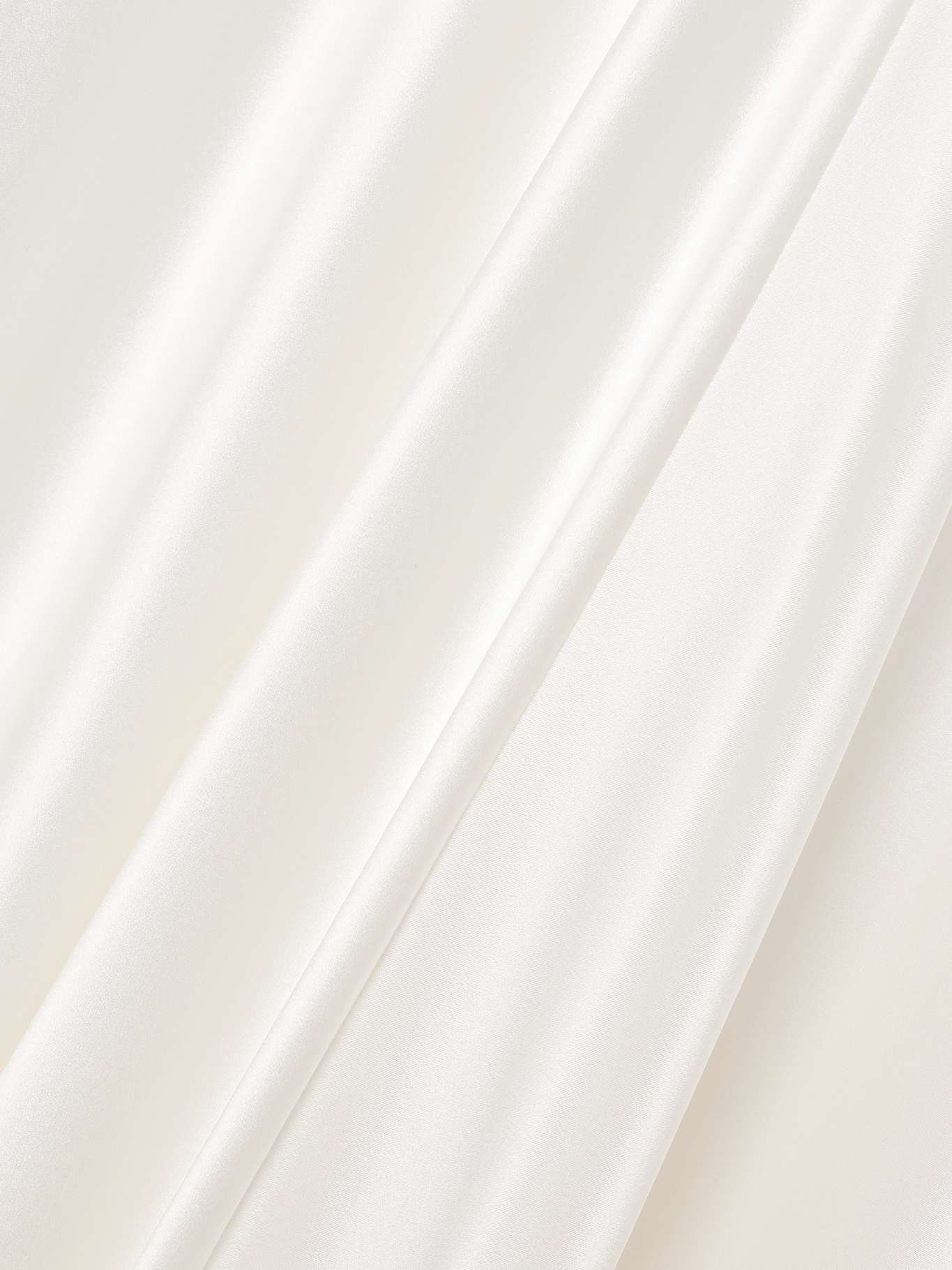 RODARTE Lace-trimmed silk-satin gown | NET-A-PORTER