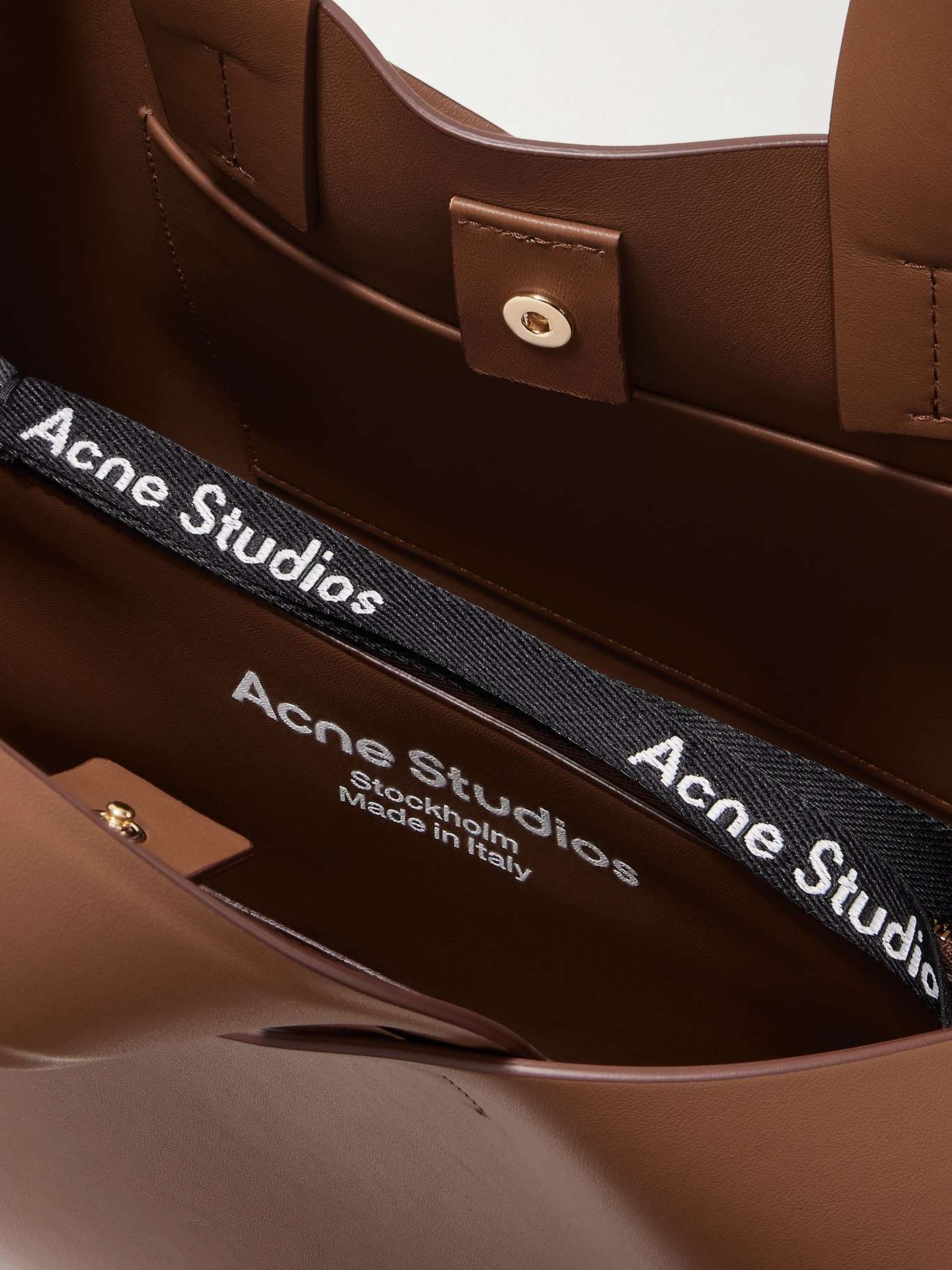 ACNE STUDIOS Musubi medium knotted leather tote | NET-A-PORTER