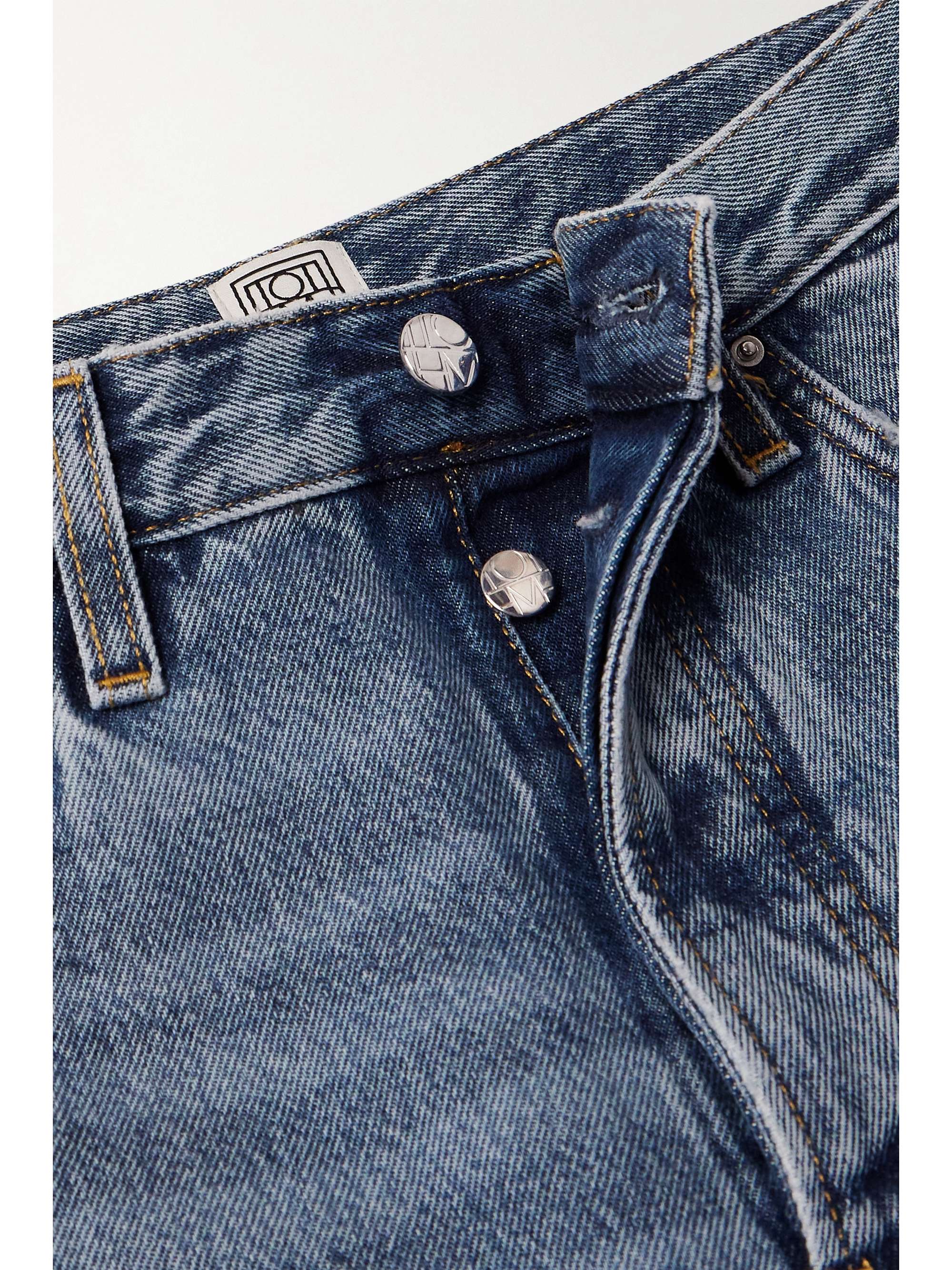 TOTEME Twisted Seam high-rise straight-leg jeans | NET-A-PORTER