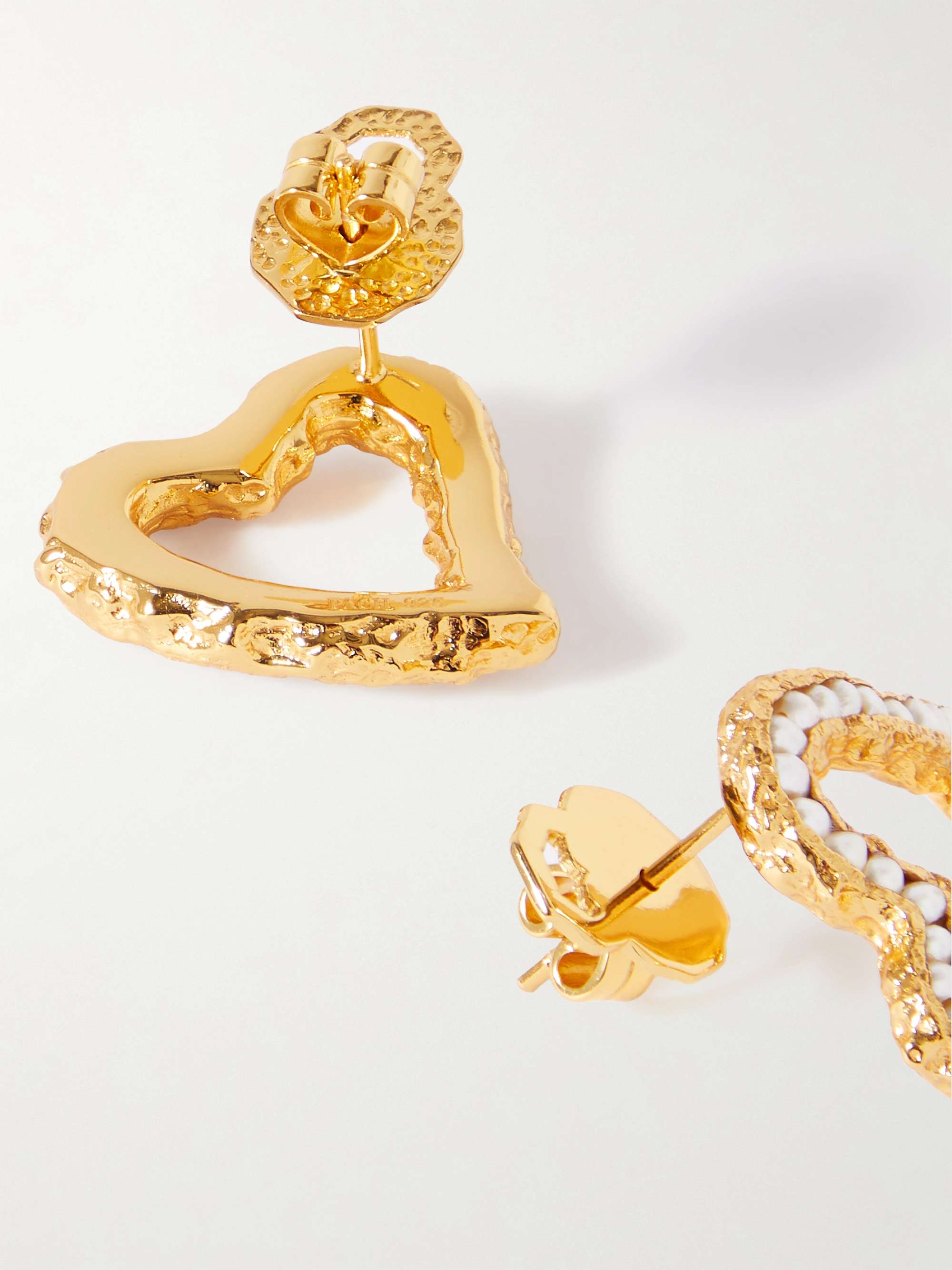 PACHAREE Valentine gold-plated pearl earrings | NET-A-PORTER