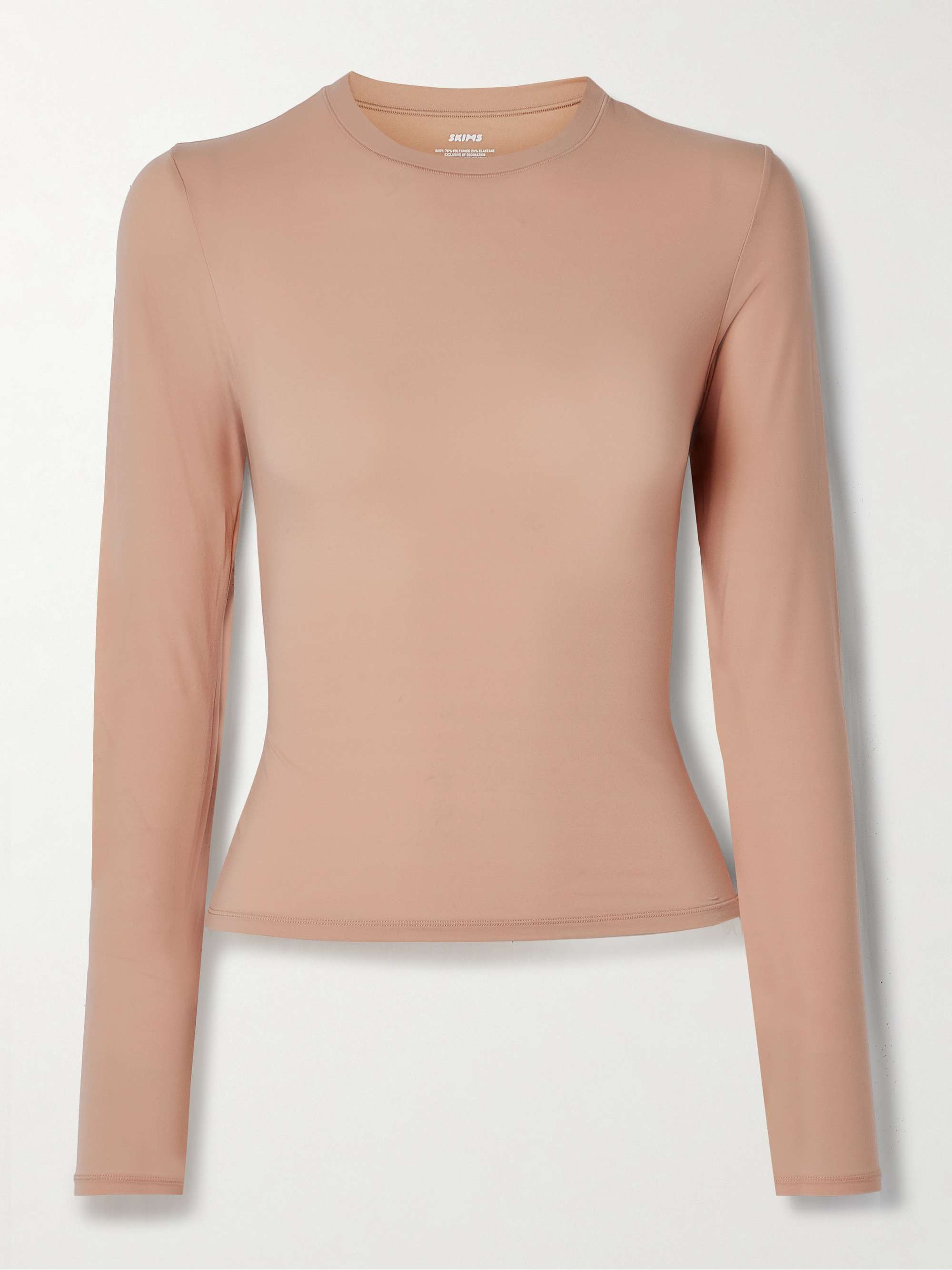 SKIMS Fits Everybody T-shirt - Clay | NET-A-PORTER