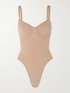 SKIMS Seamless Sculpt Thong Bodysuit - Sienna | NET-A-PORTER