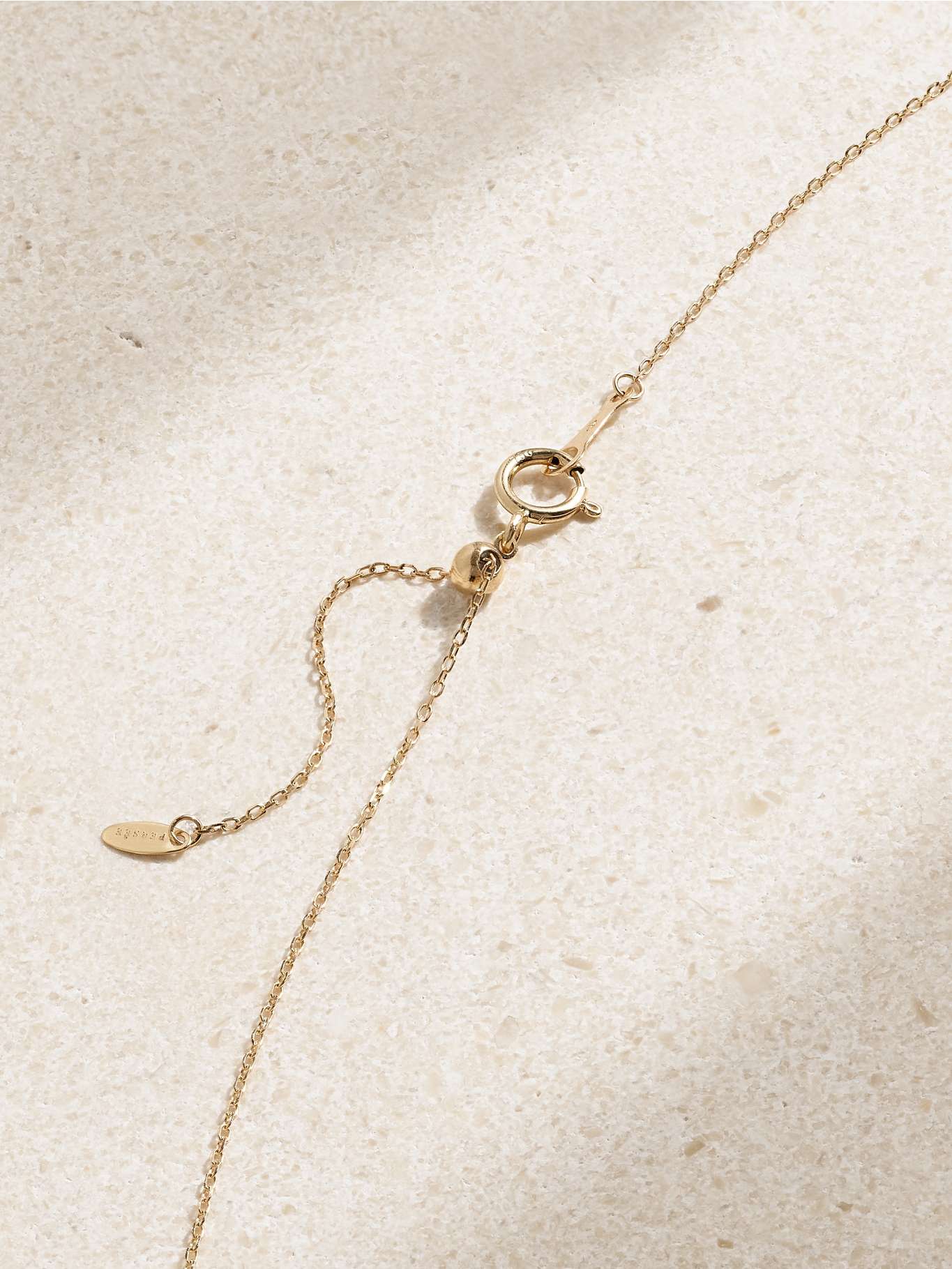 PERSÉE Hand of Fatima 18-karat gold diamond necklace | NET-A-PORTER
