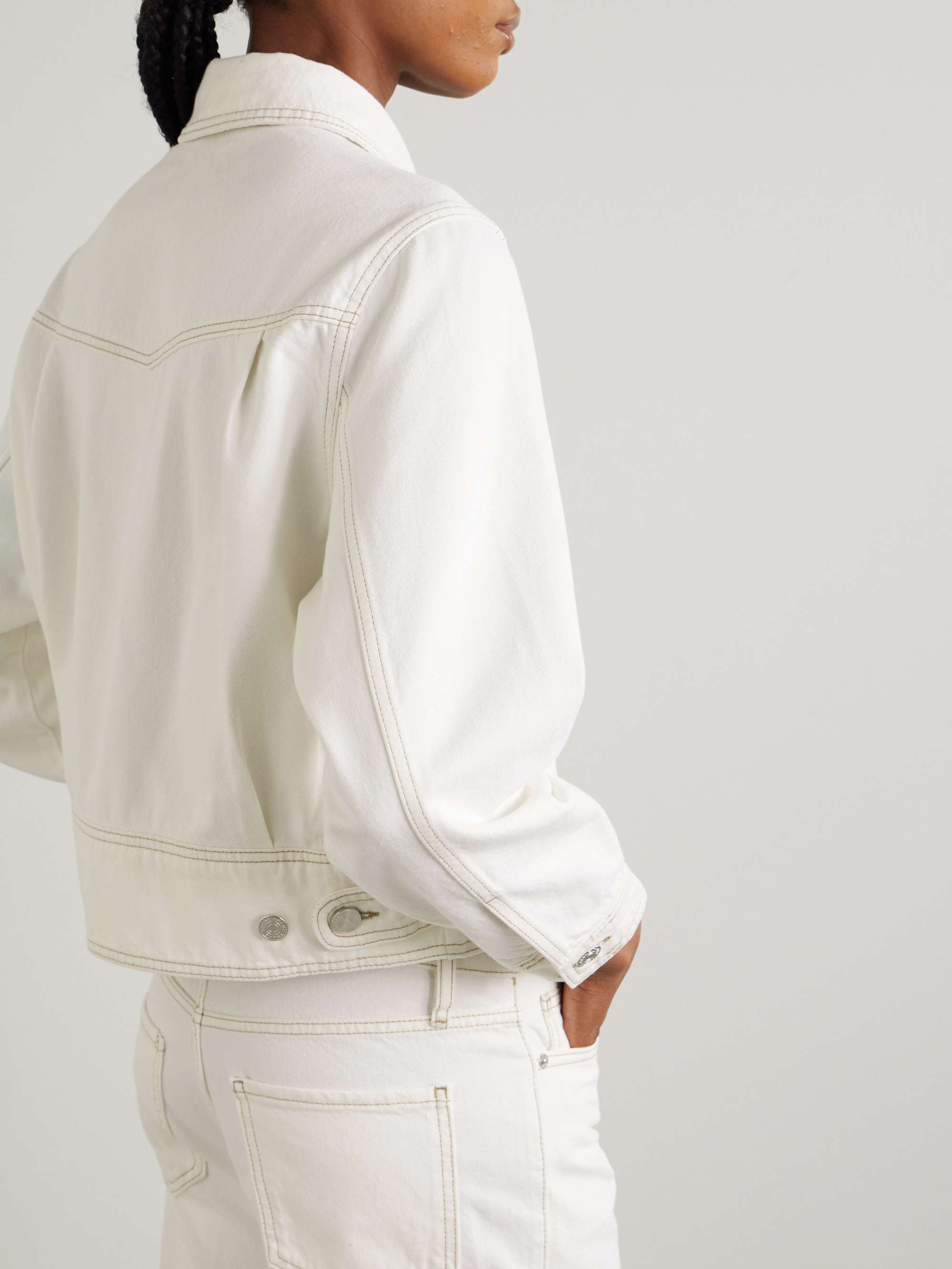 FRAME Heart denim jacket | NET-A-PORTER