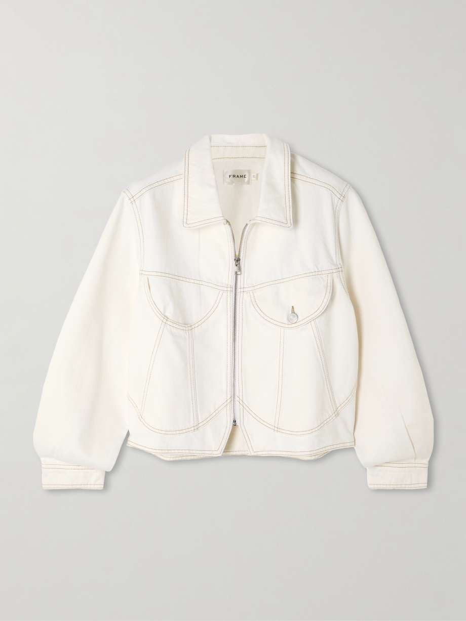 FRAME Heart denim jacket | NET-A-PORTER