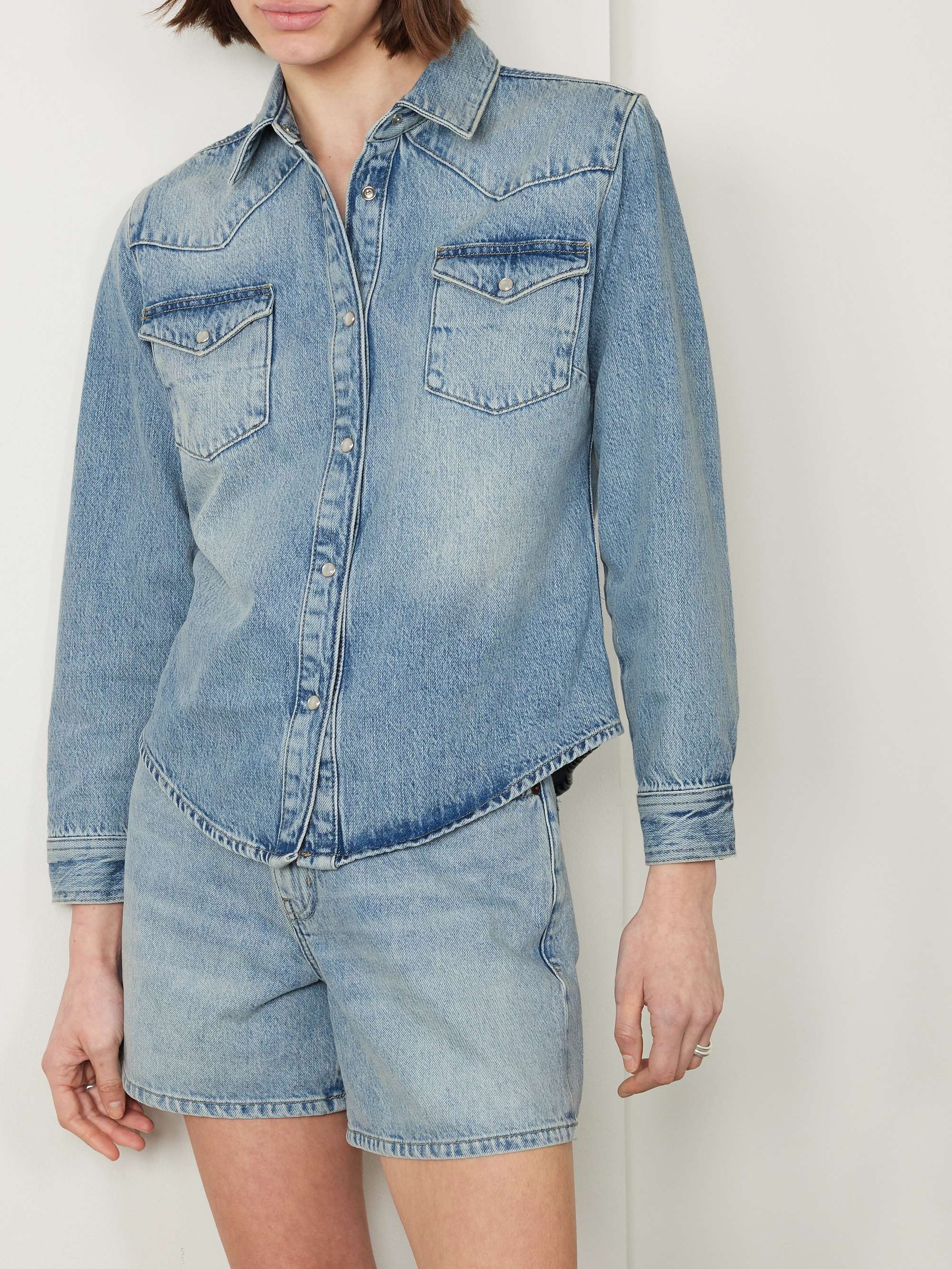 FRAME Heritage denim shirt | NET-A-PORTER