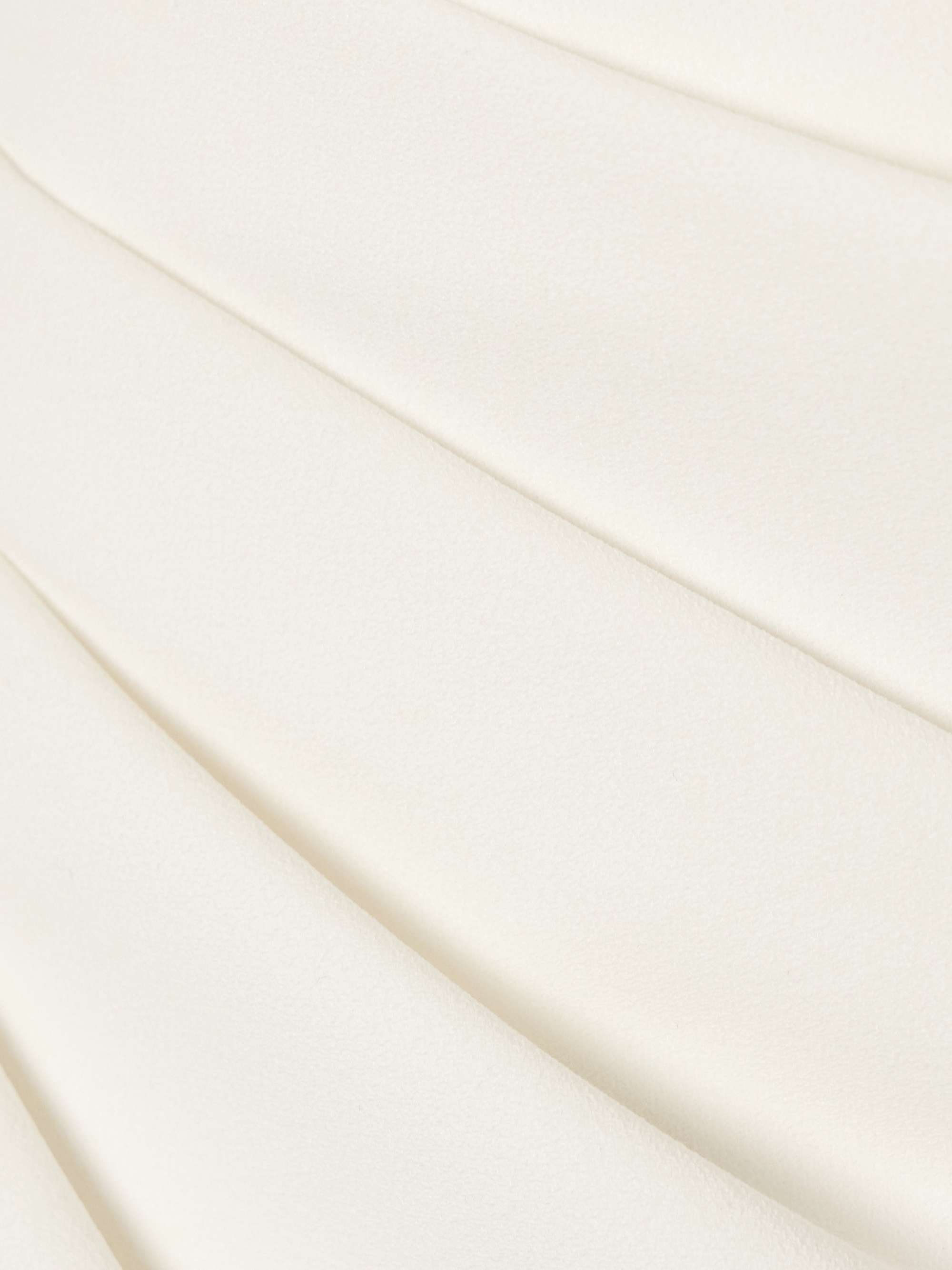 MÔNOT Strapless gathered satin-crepe bustier top | NET-A-PORTER