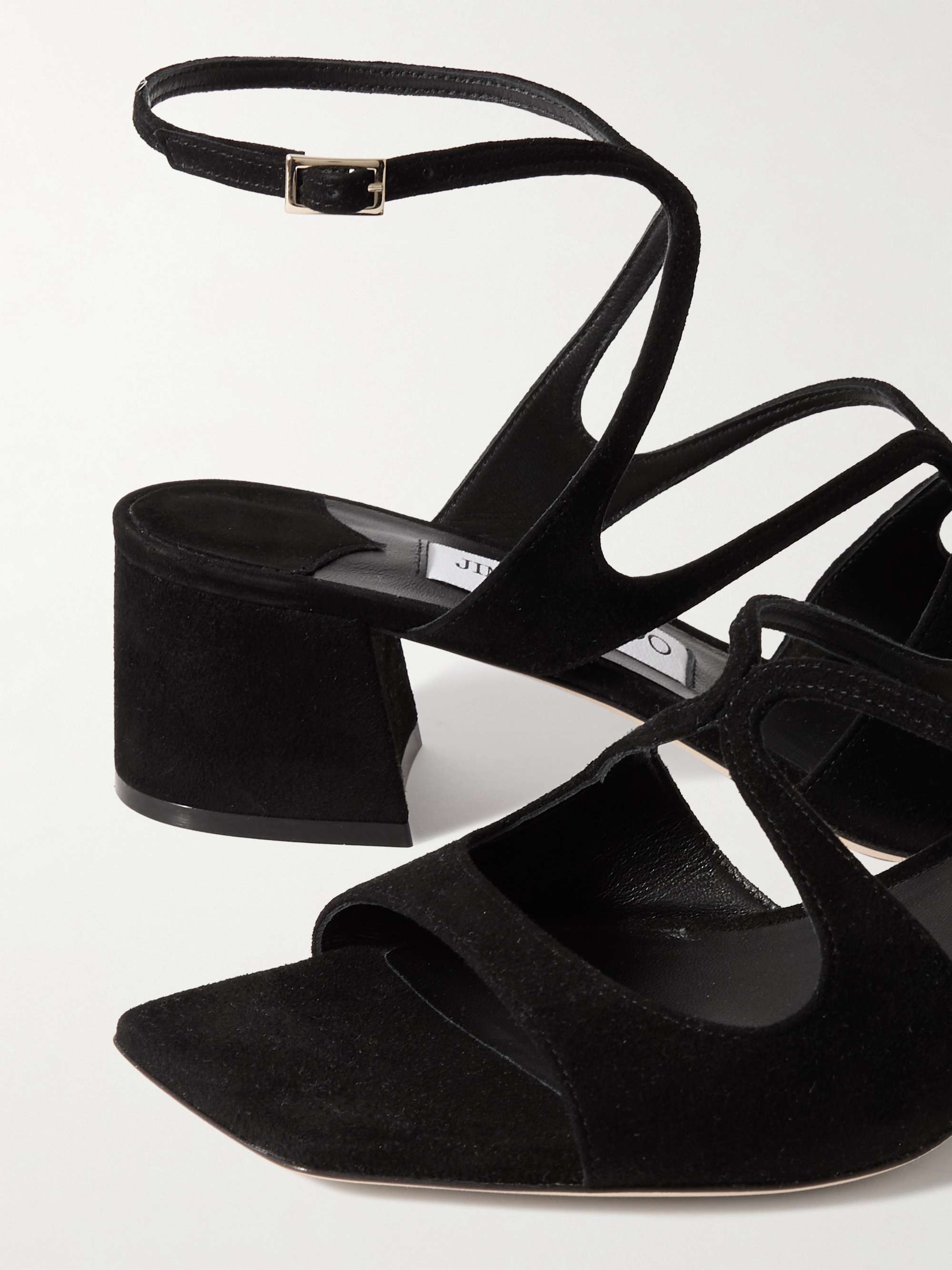 JIMMY CHOO Azilia 45 suede sandals | NET-A-PORTER