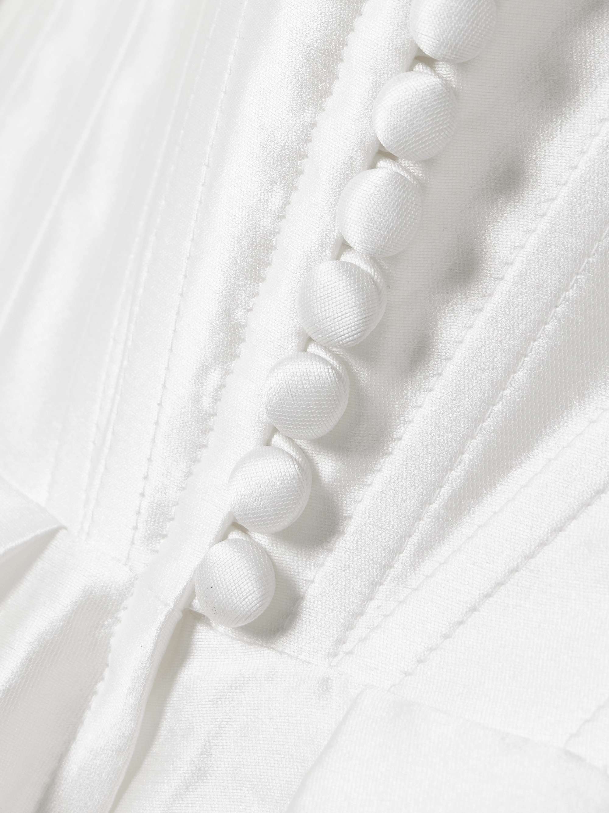 ALEX PERRY Isobel strapless draped satin-faille gown | NET-A-PORTER