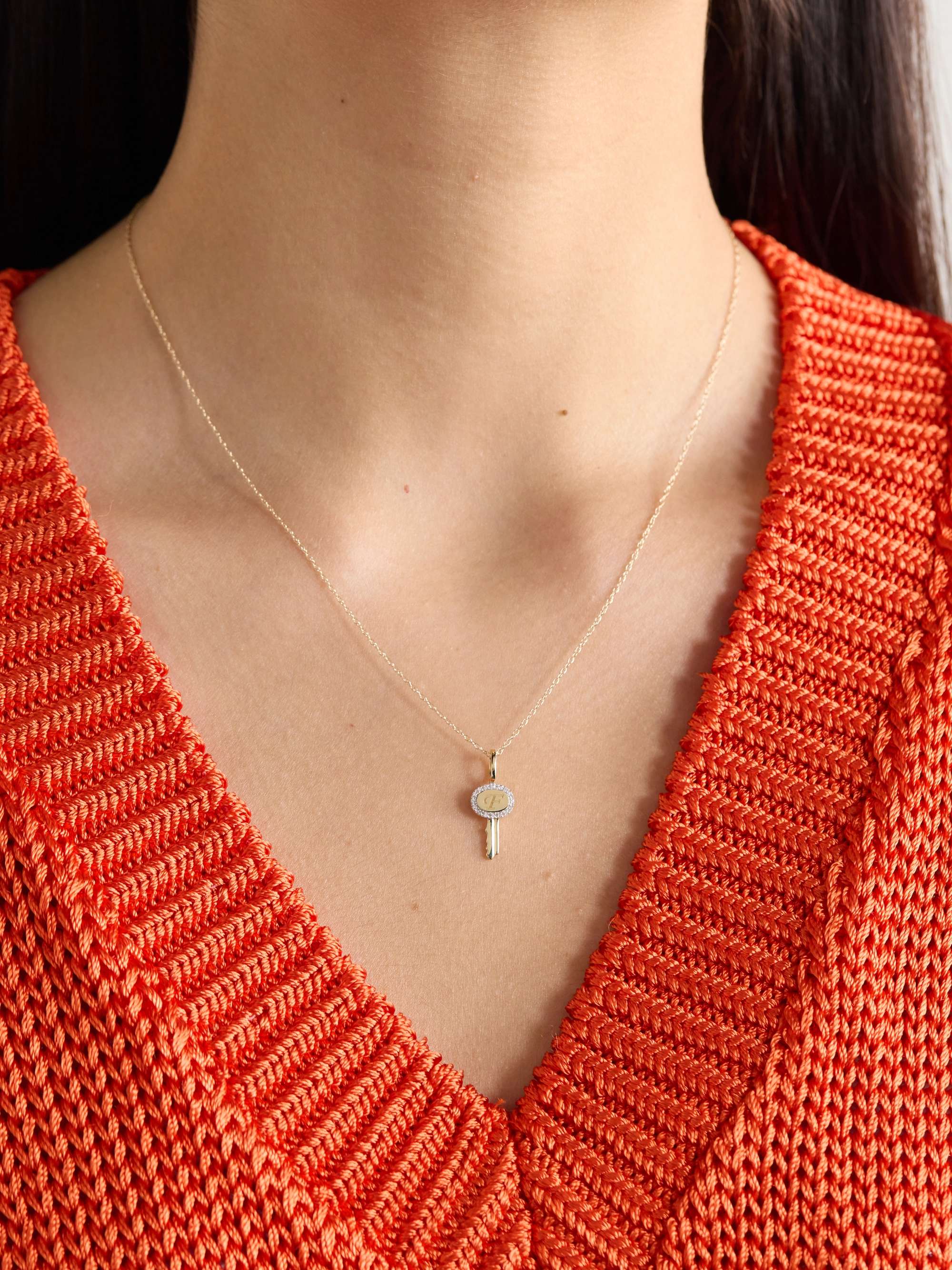 STONE AND STRAND Home Sweet Home 10-karat gold diamond necklace | NET-A ...