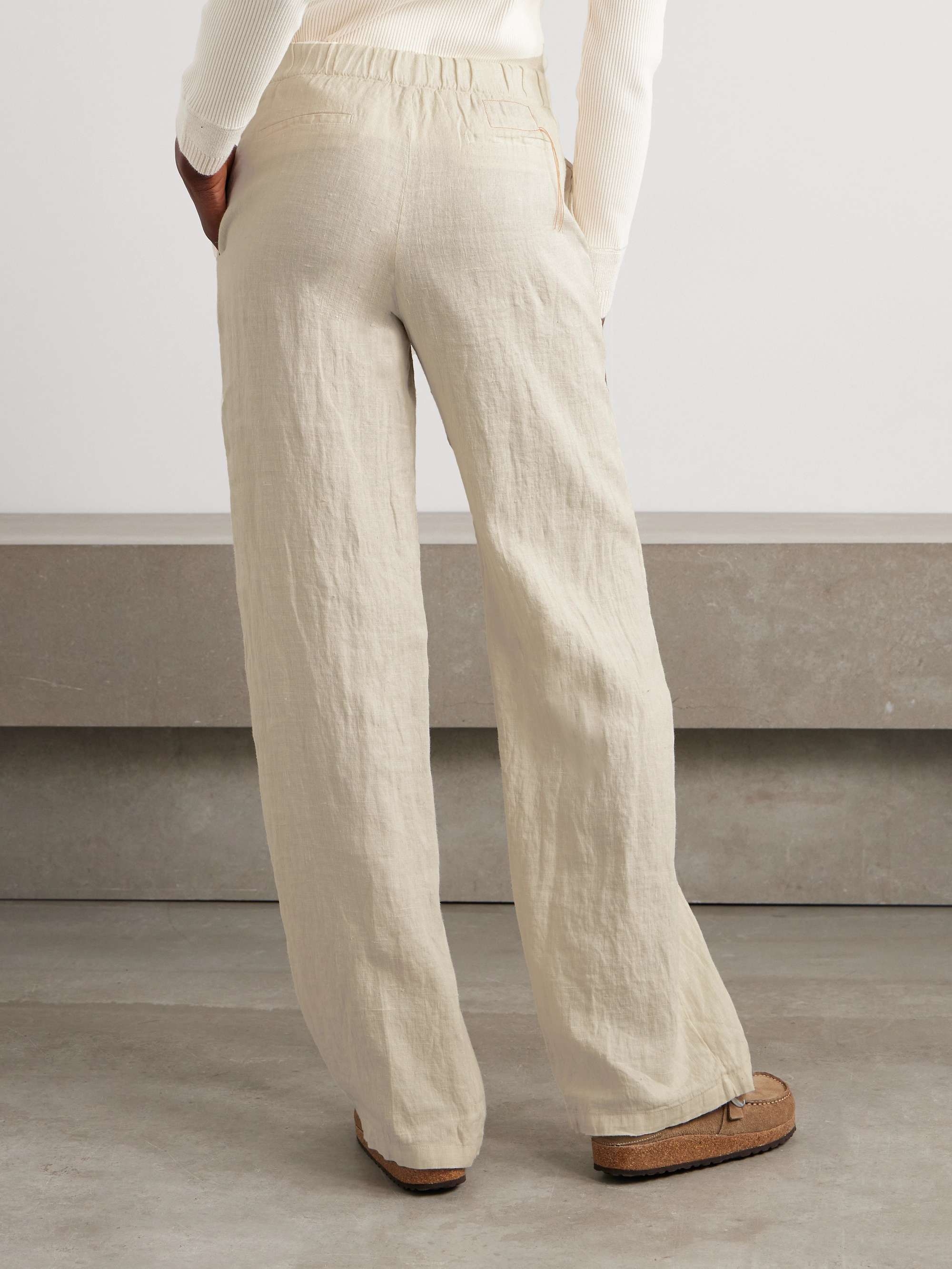 FORTELA Jaleh linen straight-leg pants | NET-A-PORTER