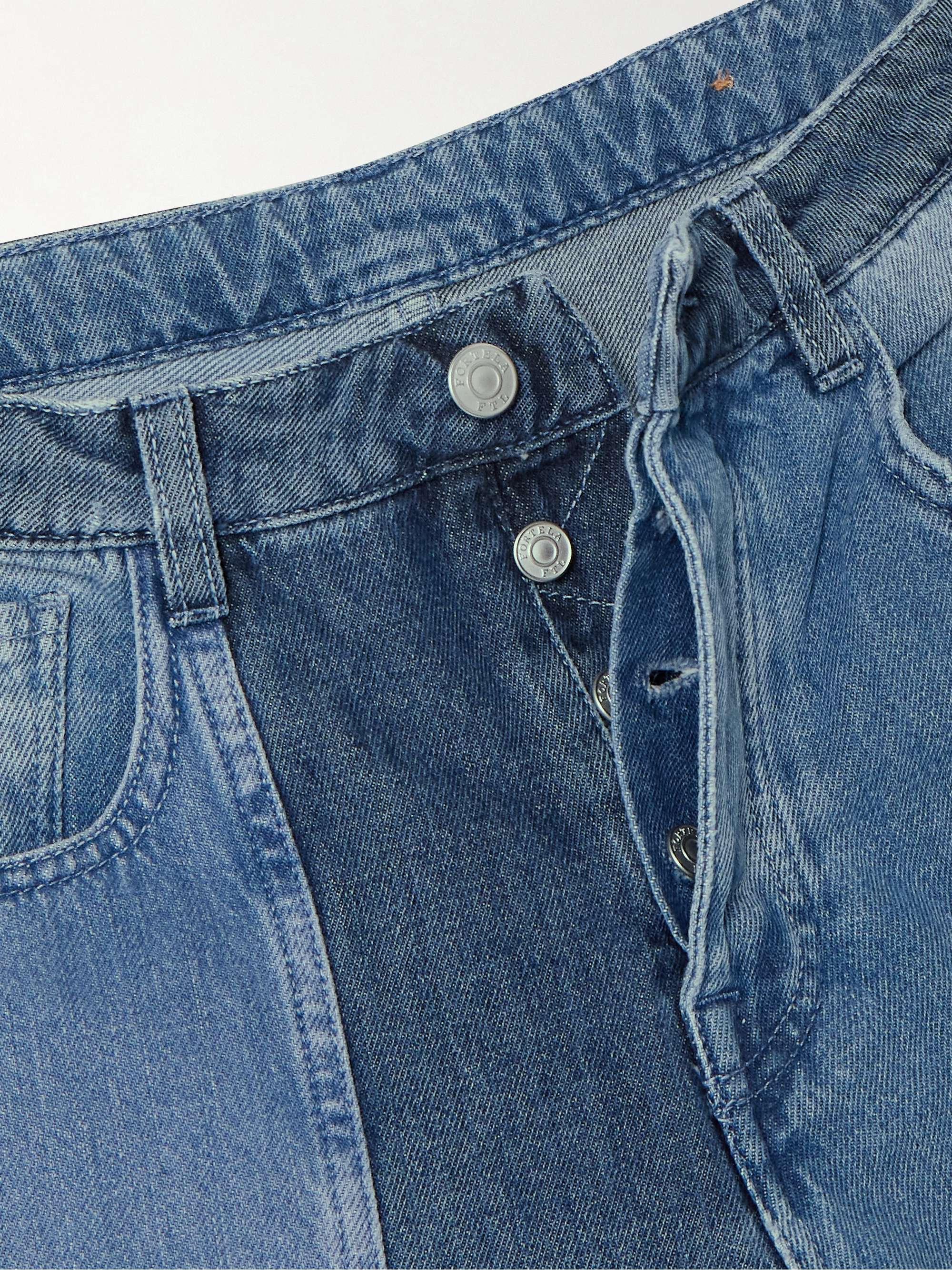 FORTELA Patchwork straight-leg jeans | NET-A-PORTER