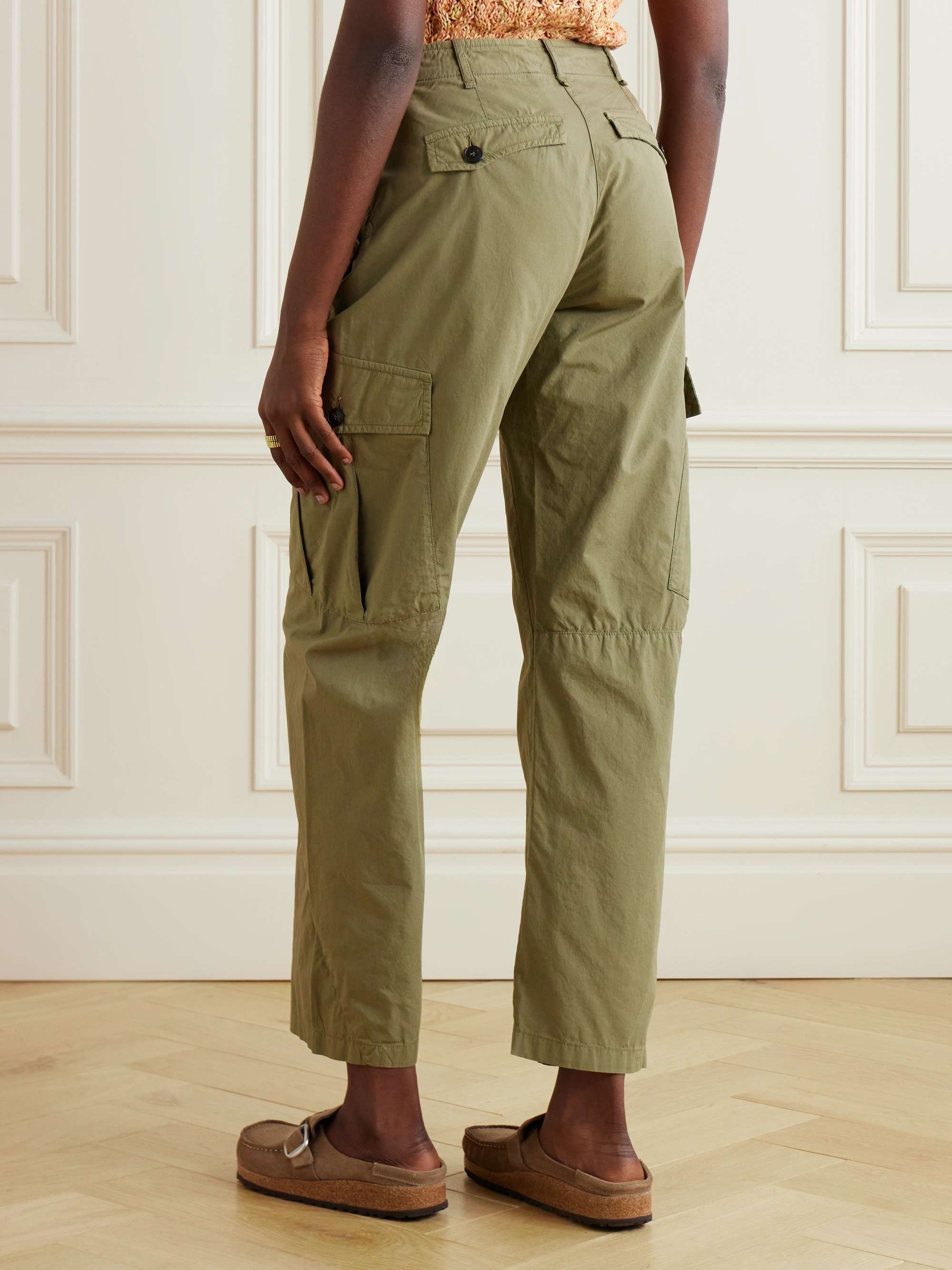 FORTELA Jesla cropped cotton straight-leg cargo pants | NET-A-PORTER