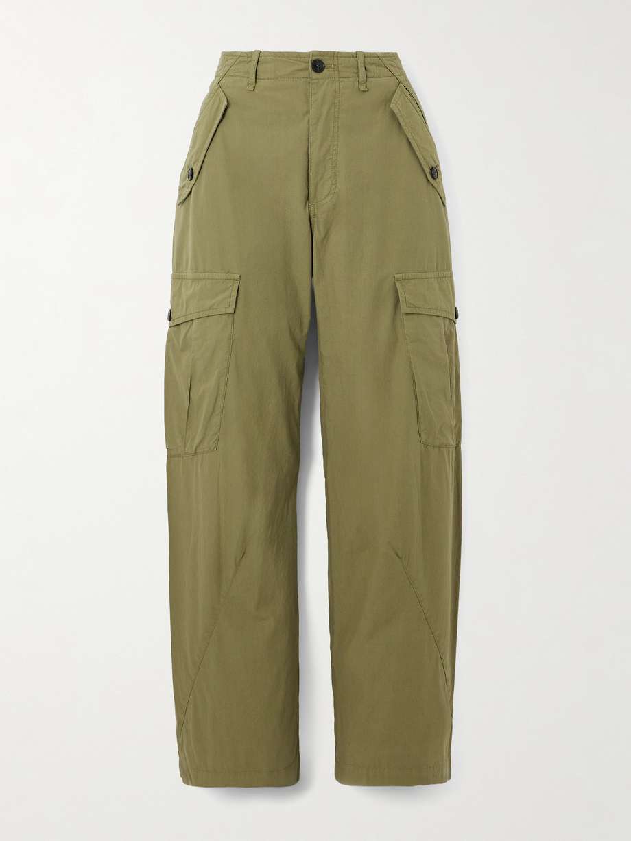 FORTELA Jesla cropped cotton straight-leg cargo pants | NET-A-PORTER