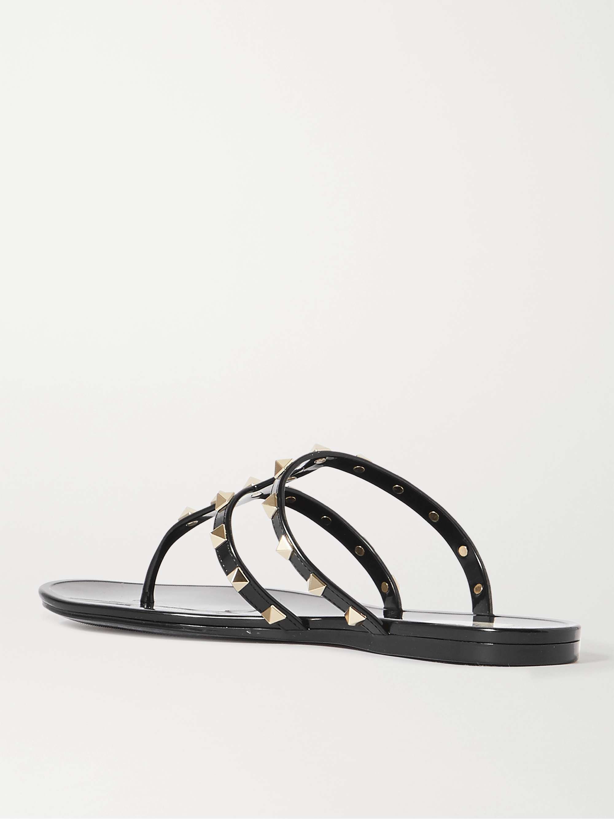 VALENTINO GARAVANI Valentino Garavani Rockstud rubber sandals | NET-A ...