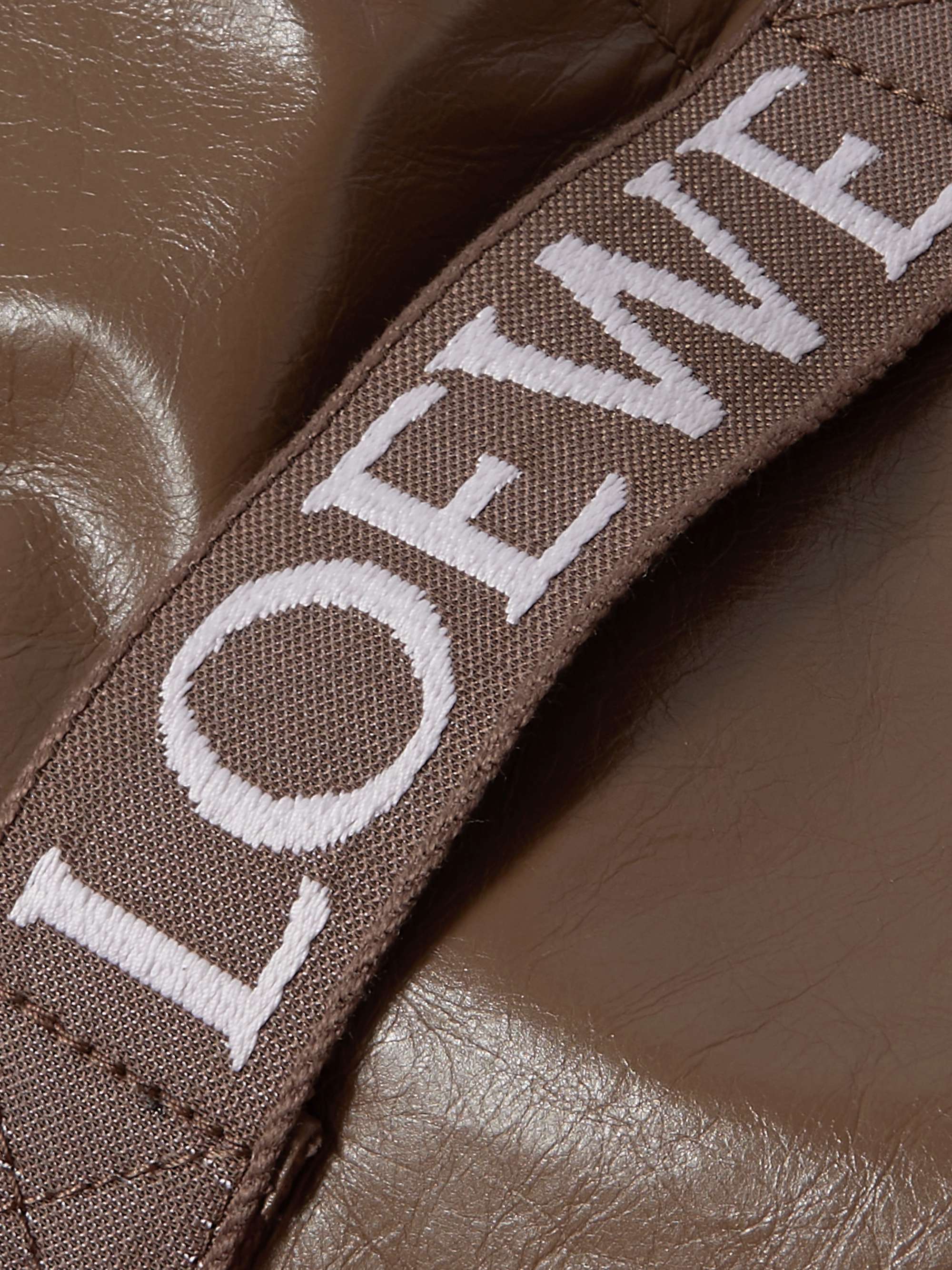 LOEWE Fold crinkled-leather tote | NET-A-PORTER