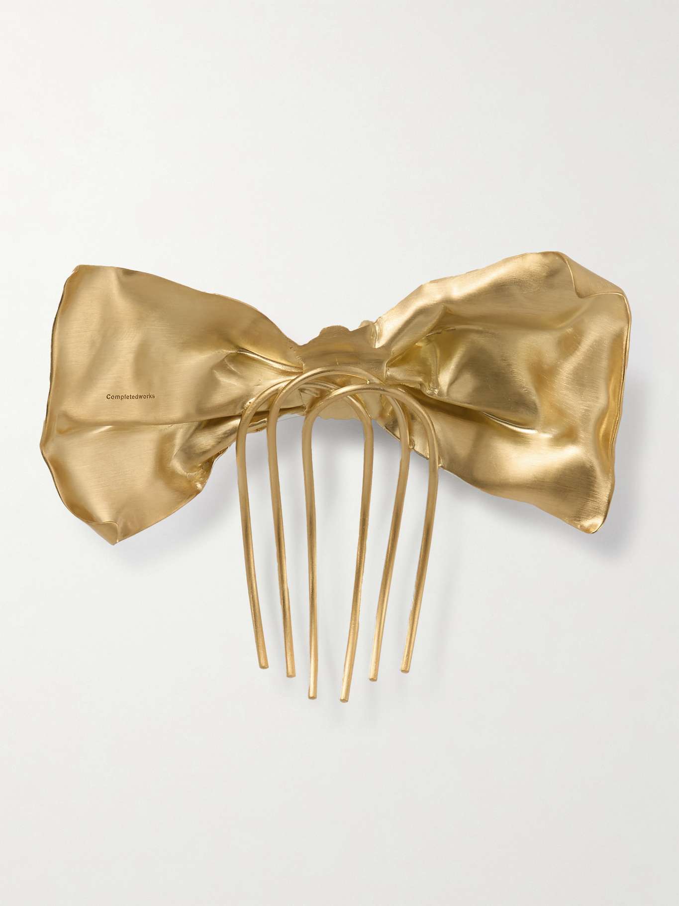 COMPLETEDWORKS Gold-plated bow hair comb | NET-A-PORTER