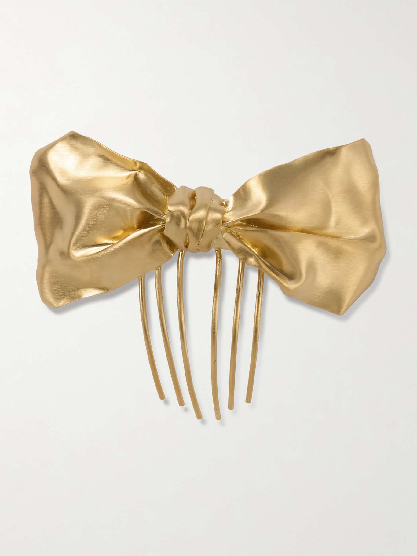 COMPLETEDWORKS Gold-plated bow hair comb | NET-A-PORTER