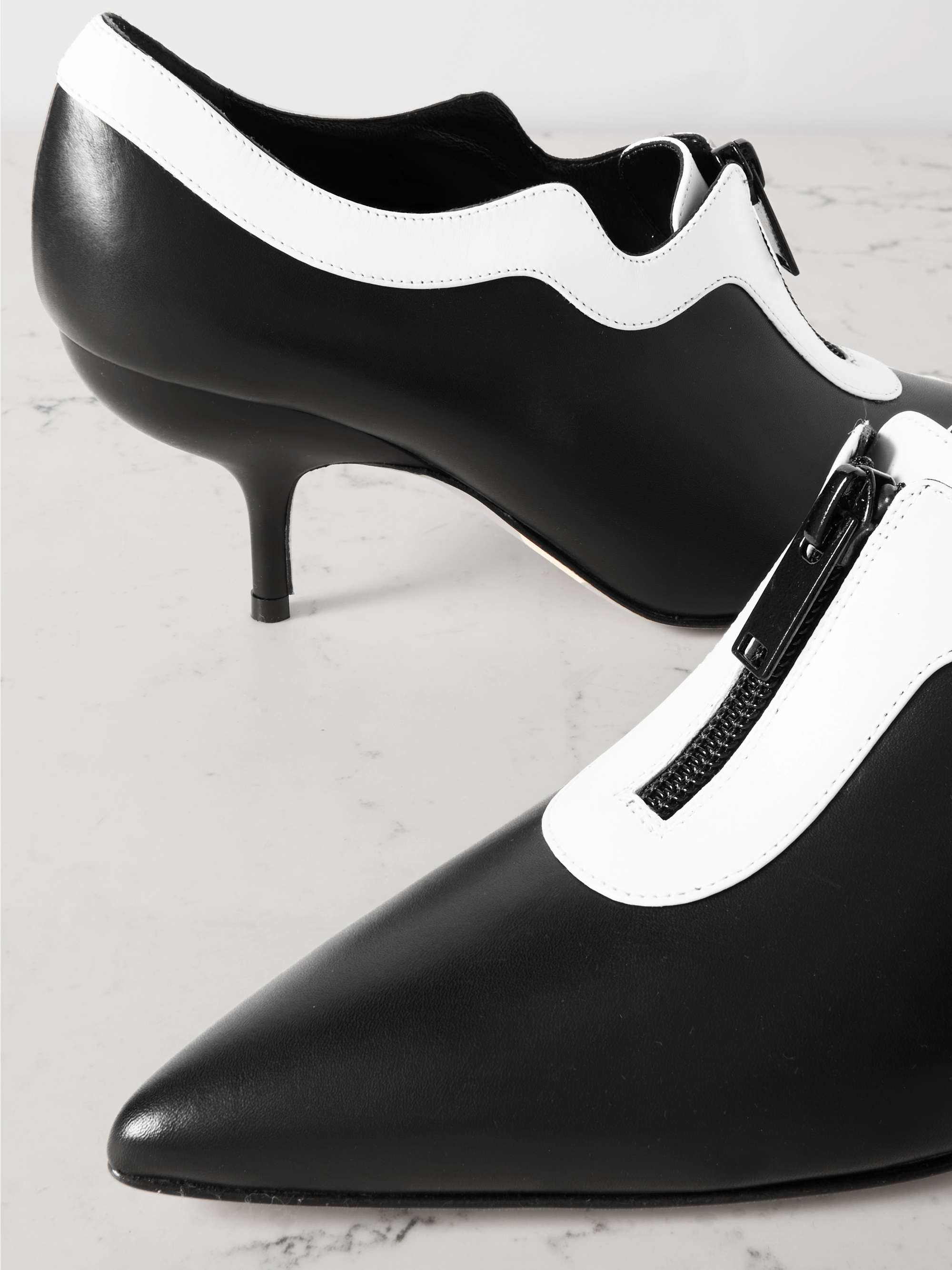 MANOLO BLAHNIK Zeynep 70 leather pumps | NET-A-PORTER