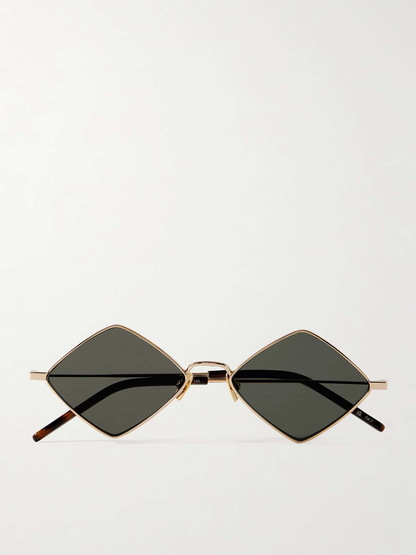 SAINT LAURENT EYEWEAR Lisa square-frame metal sunglasses | NET-A-PORTER