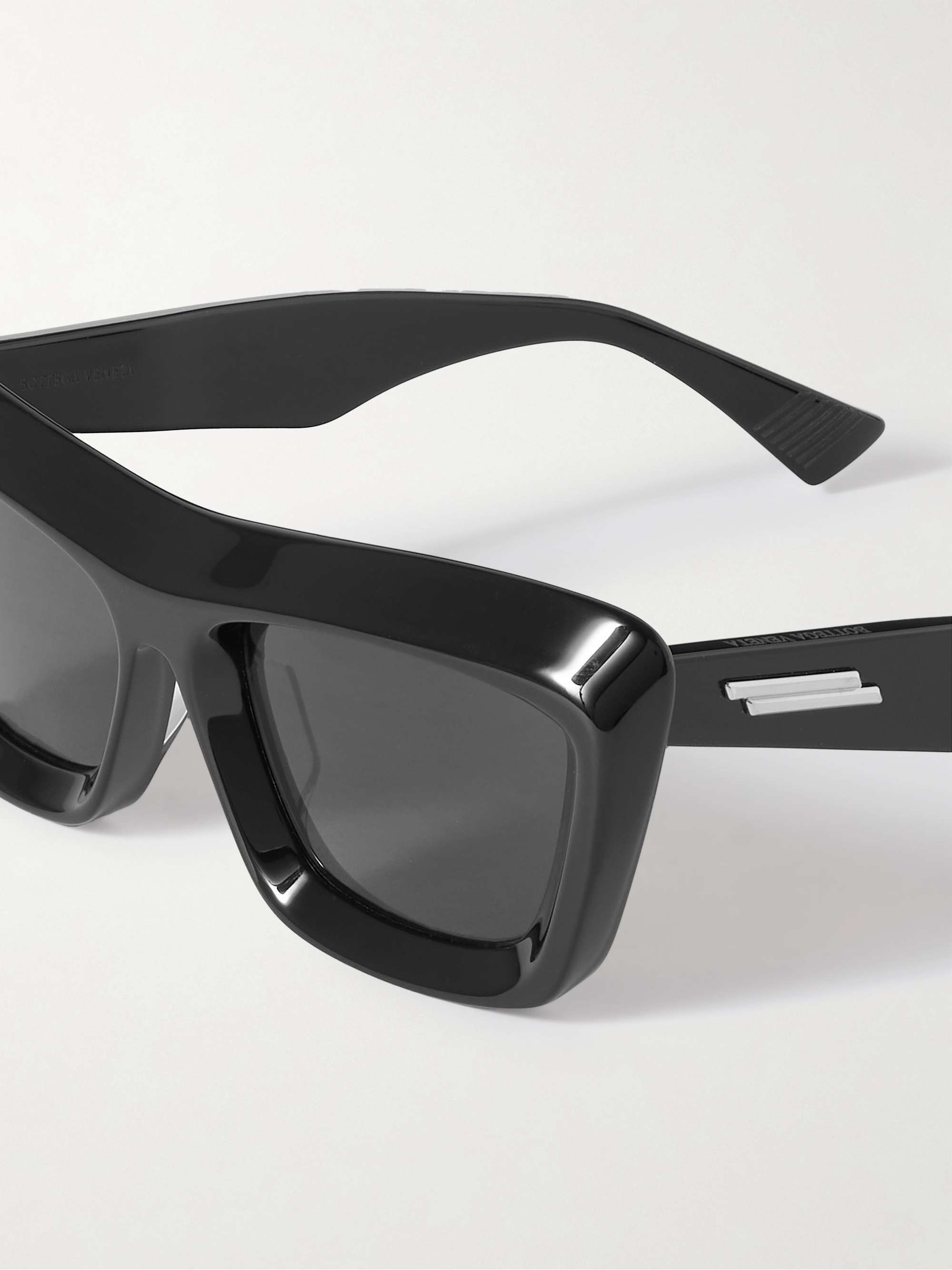BOTTEGA VENETA EYEWEAR Oversized square-frame acetate sunglasses | NET ...