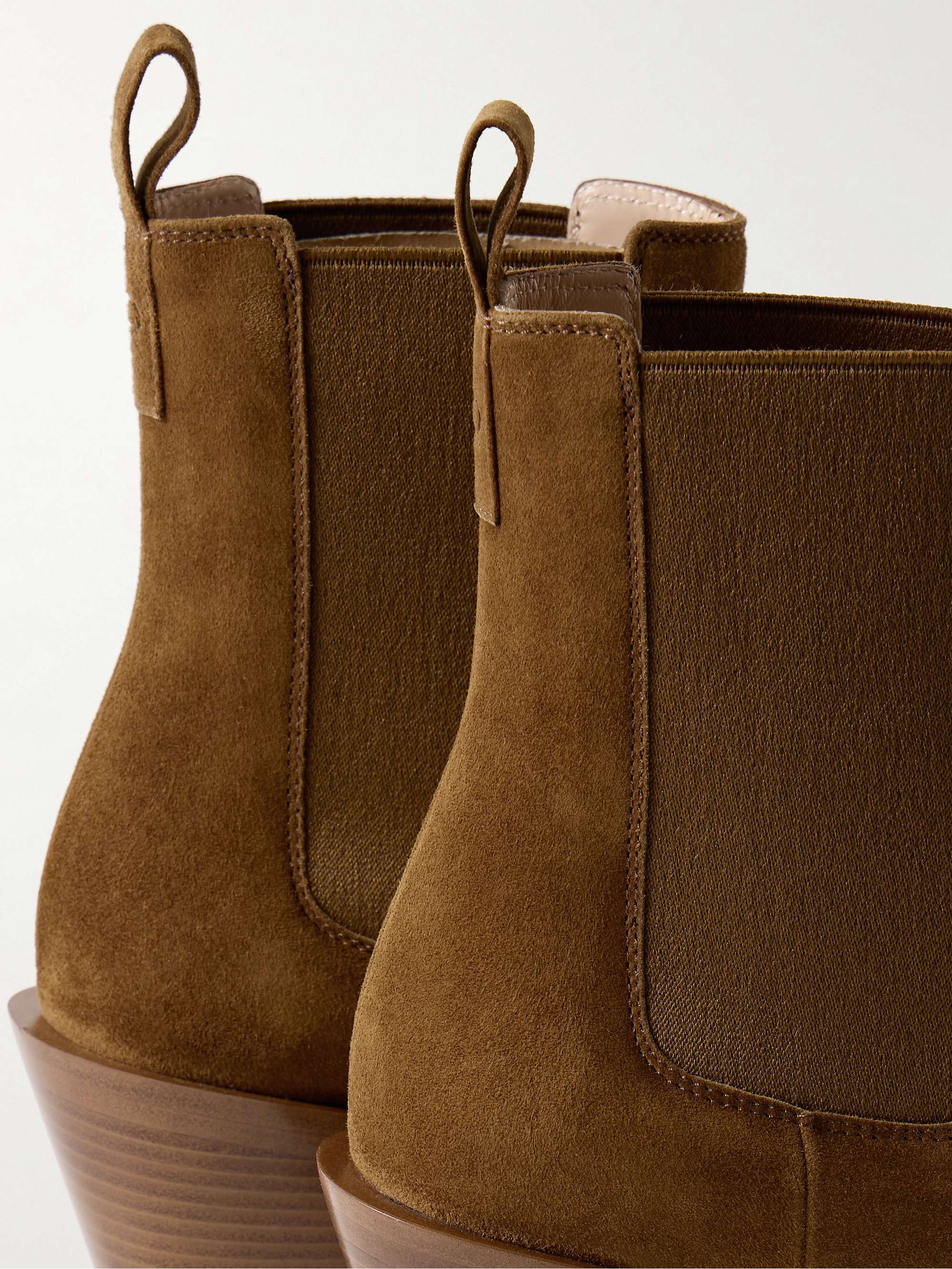 GIANVITO ROSSI Wylie 60 suede Chelsea boots | NET-A-PORTER