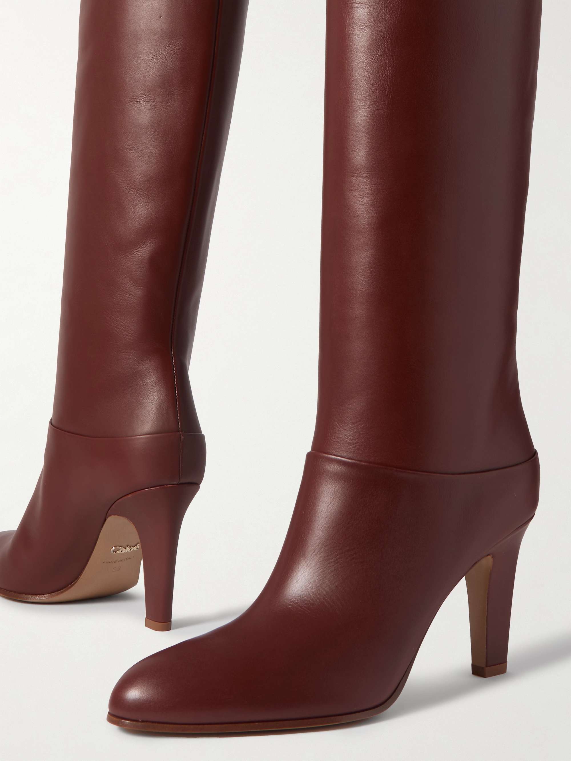 CHLOÉ Eve leather boots | NET-A-PORTER