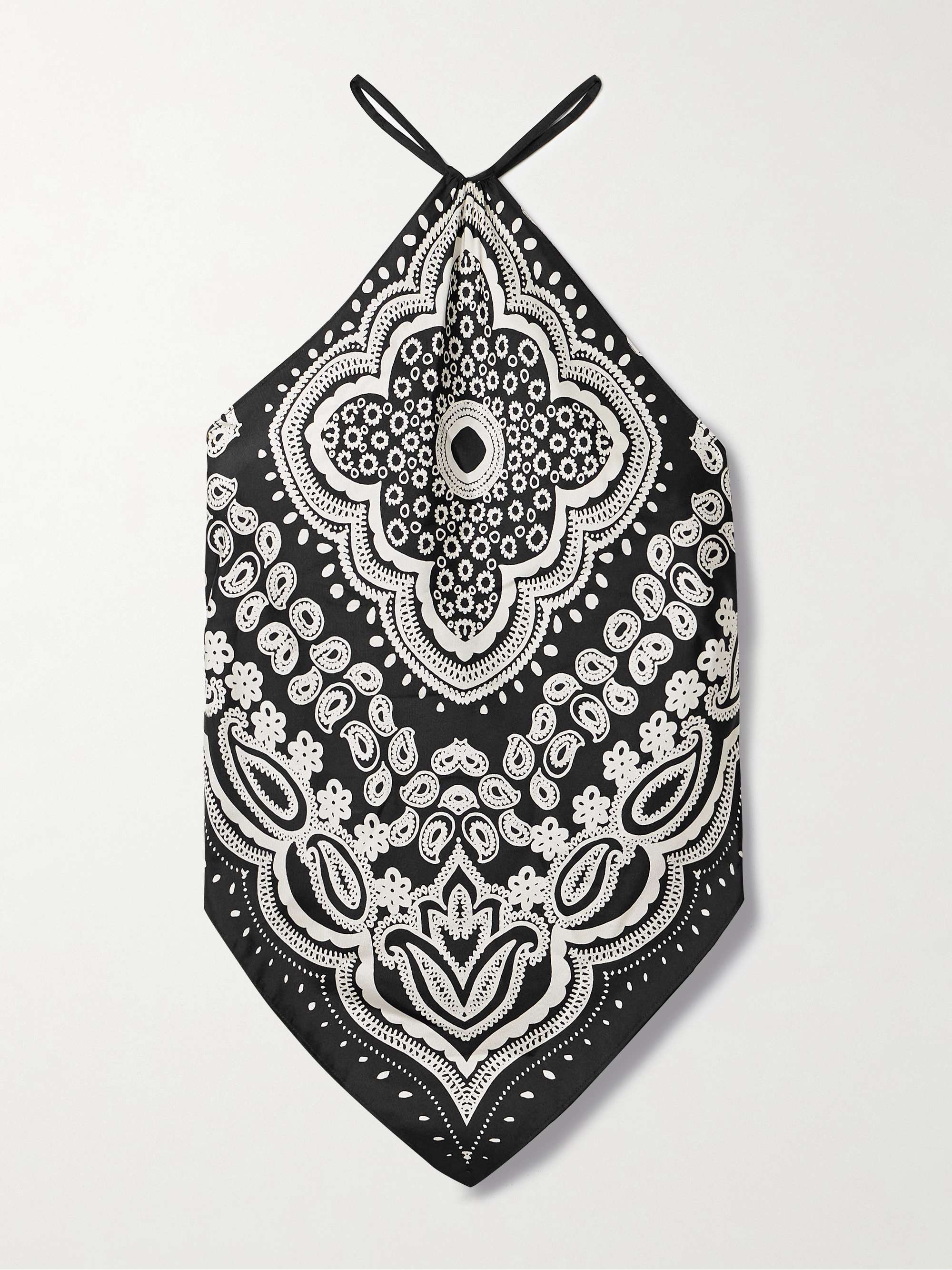 Silk bandana top store