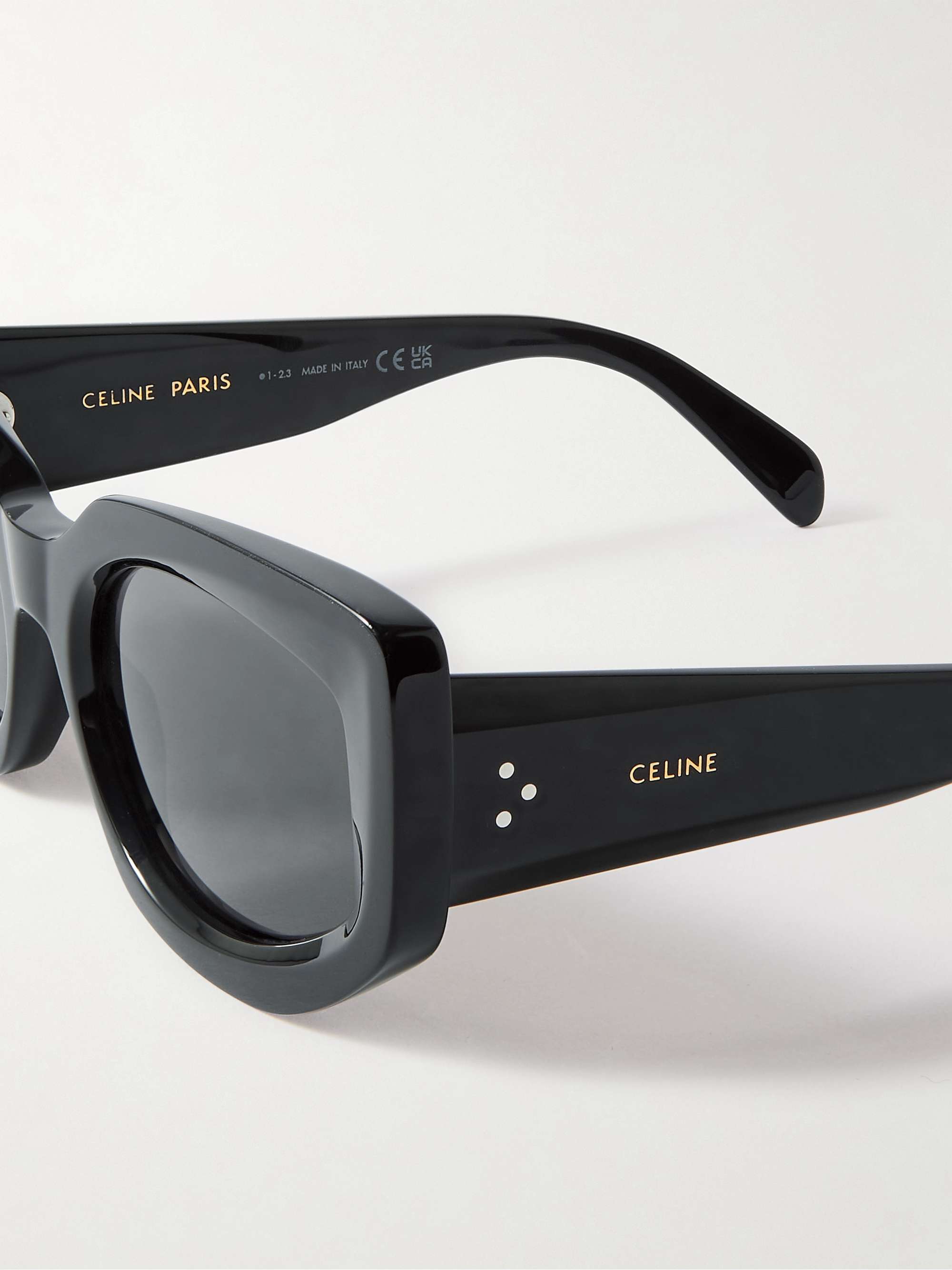 CELINE EYEWEAR Bold cat-eye acetate sunglasses | NET-A-PORTER