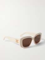 CELINE EYEWEAR Triomphe rectangular-frame acetate sunglasses | NET-A-PORTER