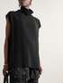 RICK OWENS Edfu crepe turtleneck top | NET-A-PORTER