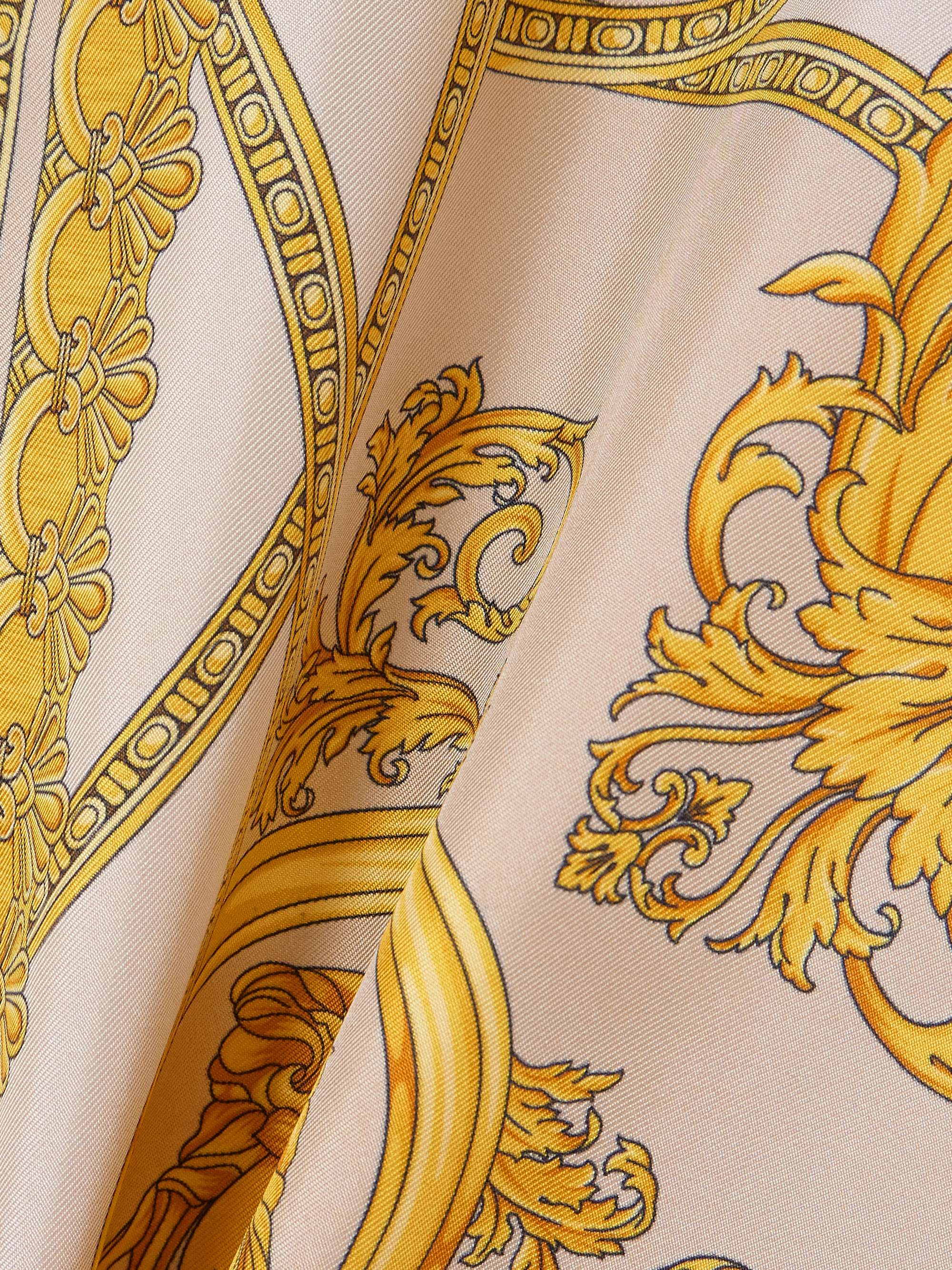 VERSACE Printed silk-twill shirt | NET-A-PORTER