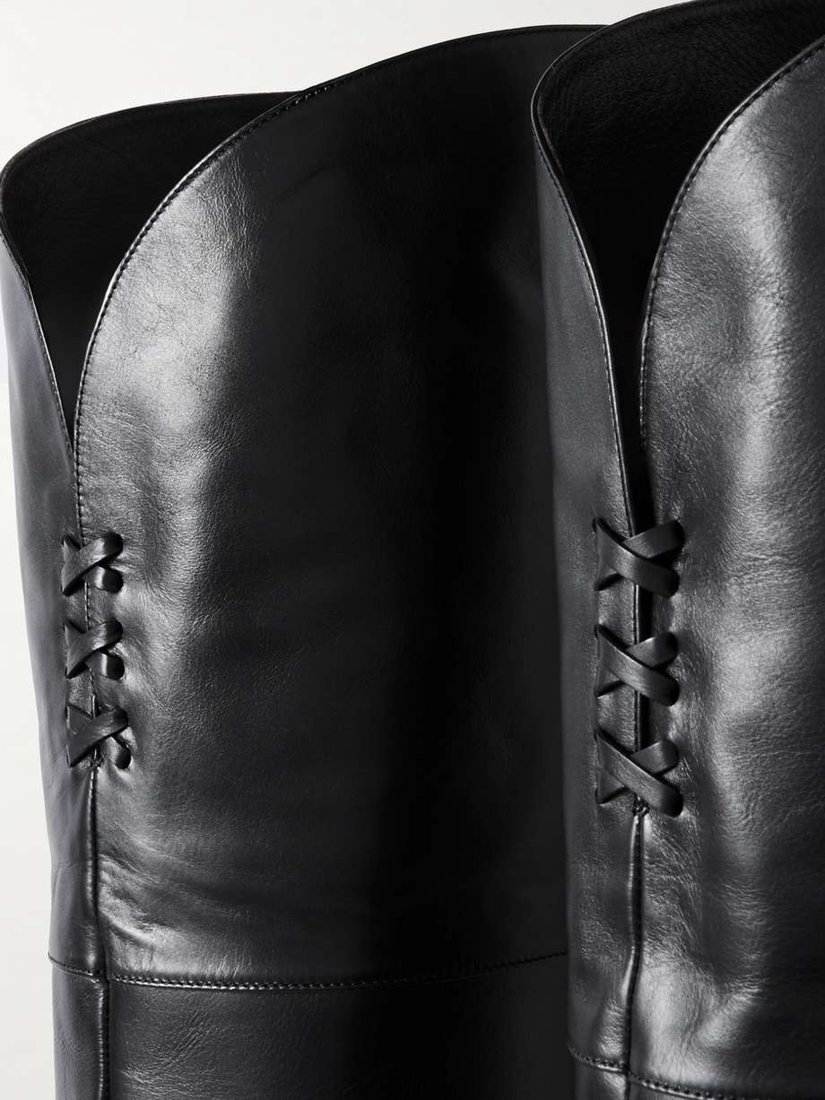 CHLOÉ Eve leather over-the-knee boots | NET-A-PORTER