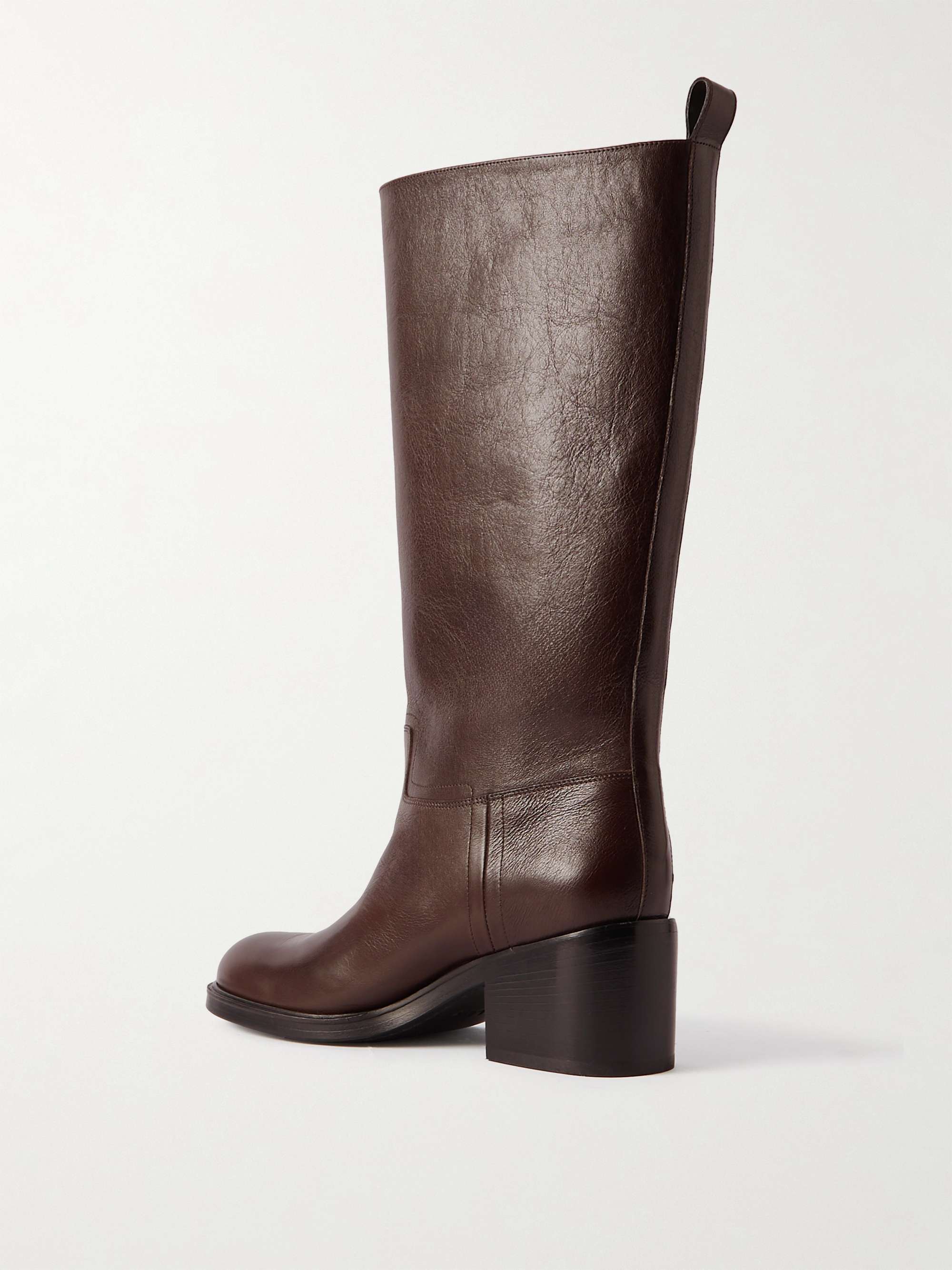 BALLY Grena leather knee boots | NET-A-PORTER