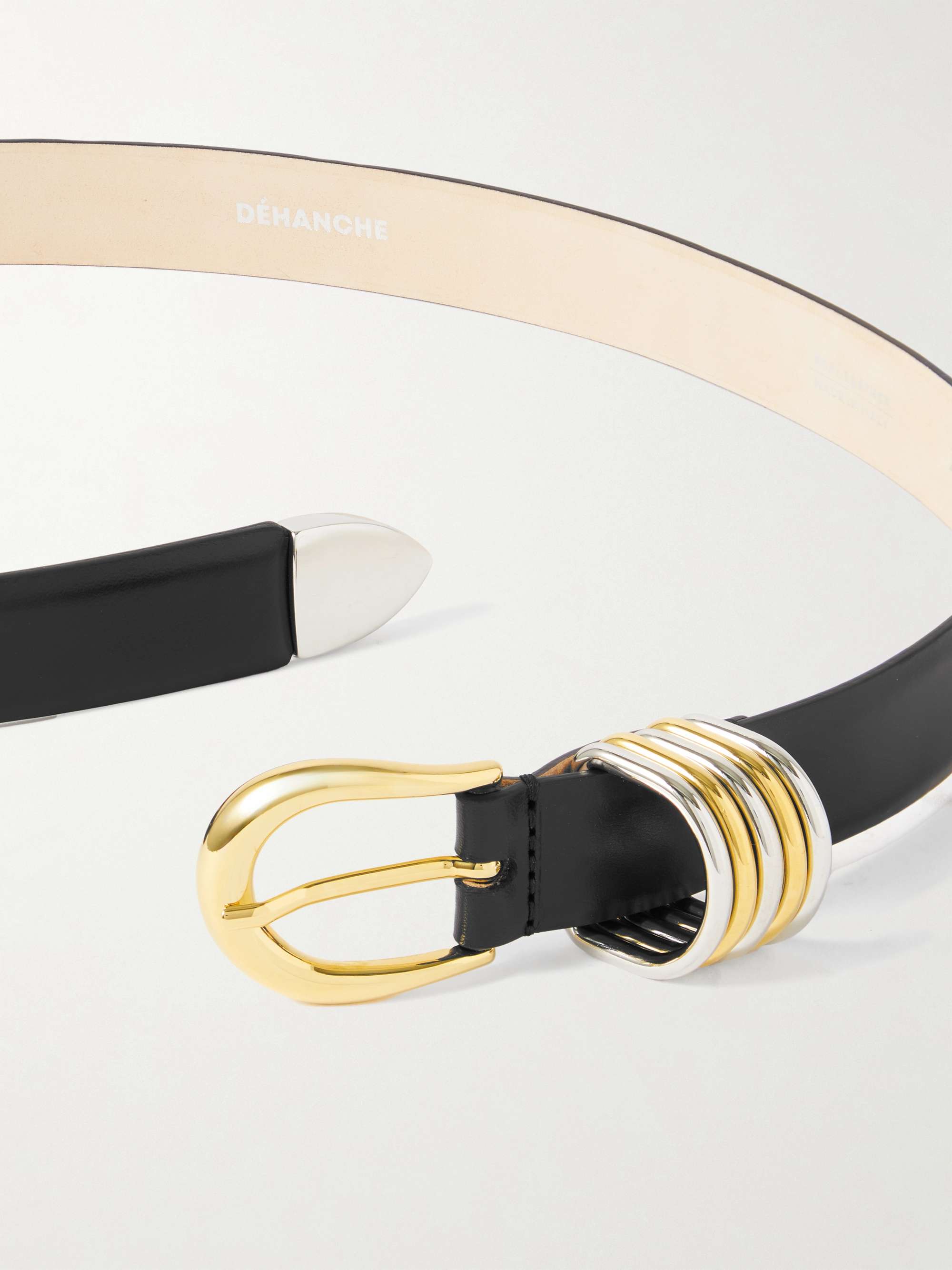DÉHANCHE Hollyhock embellished leather belt | NET-A-PORTER