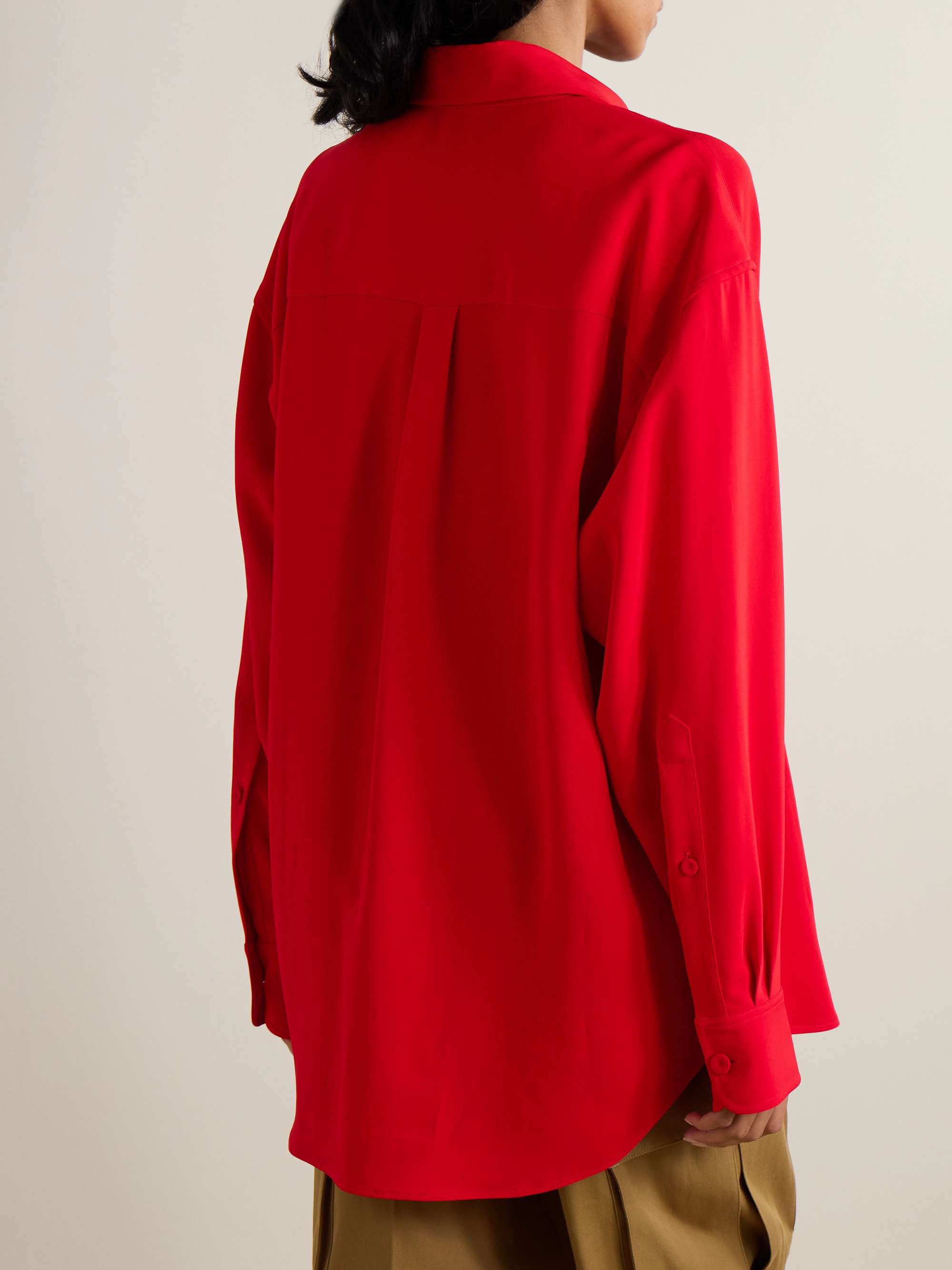 STELLA MCCARTNEY Crepe shirt | NET-A-PORTER