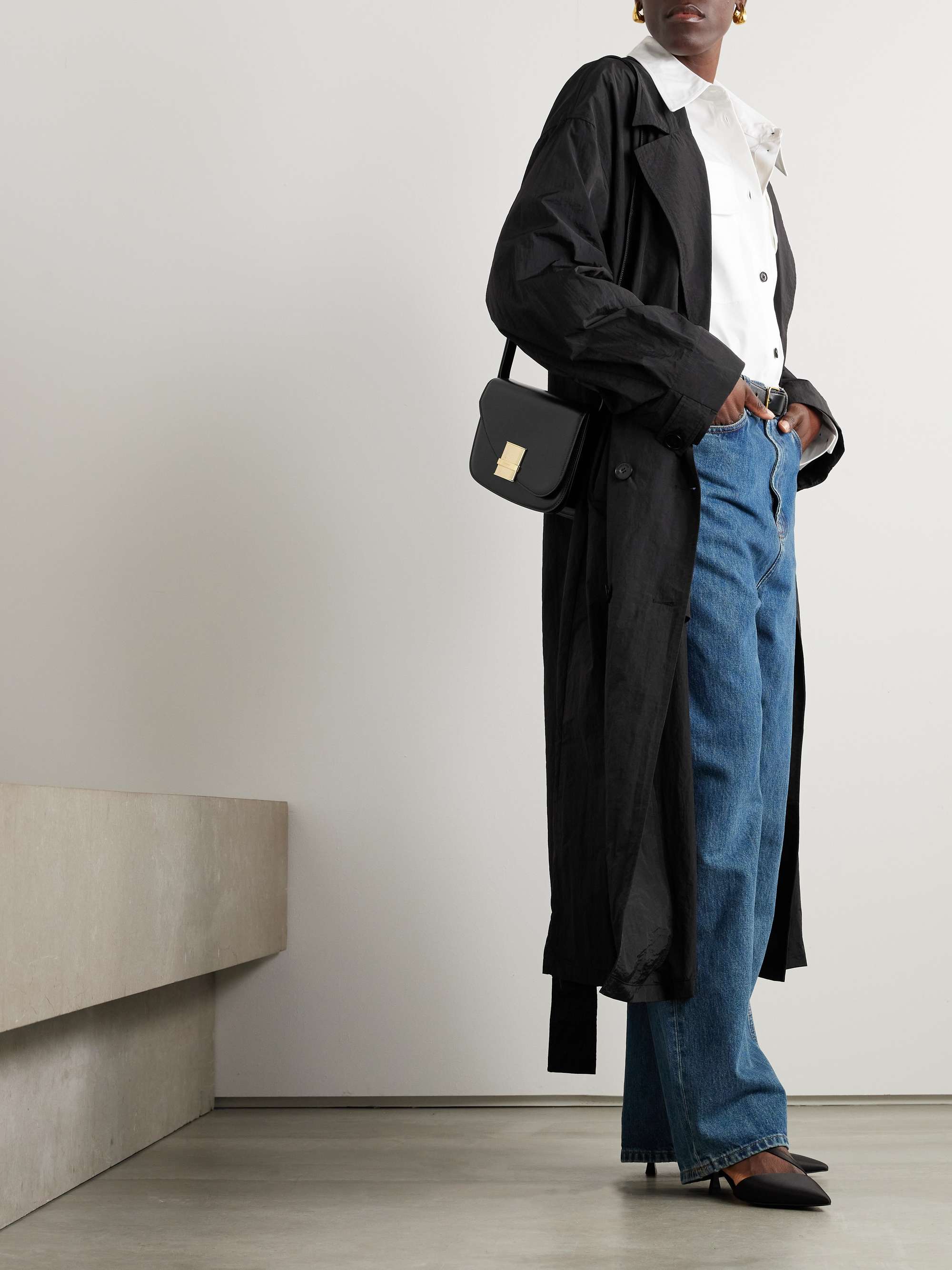 THE FRANKIE SHOP Jude belted tech-shell trench coat | NET-A-PORTER