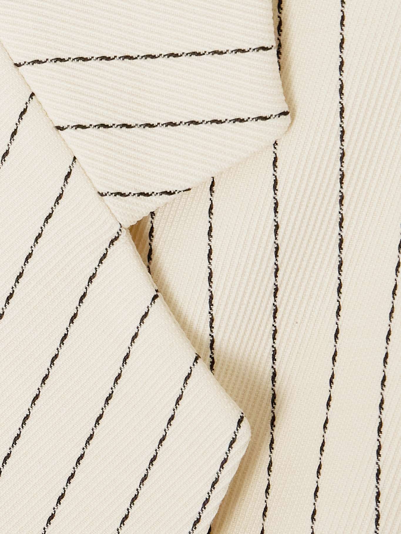 THE FRANKIE SHOP Aiden pinstriped twill blazer | NET-A-PORTER