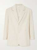 THE FRANKIE SHOP Aiden pinstriped twill blazer | NET-A-PORTER