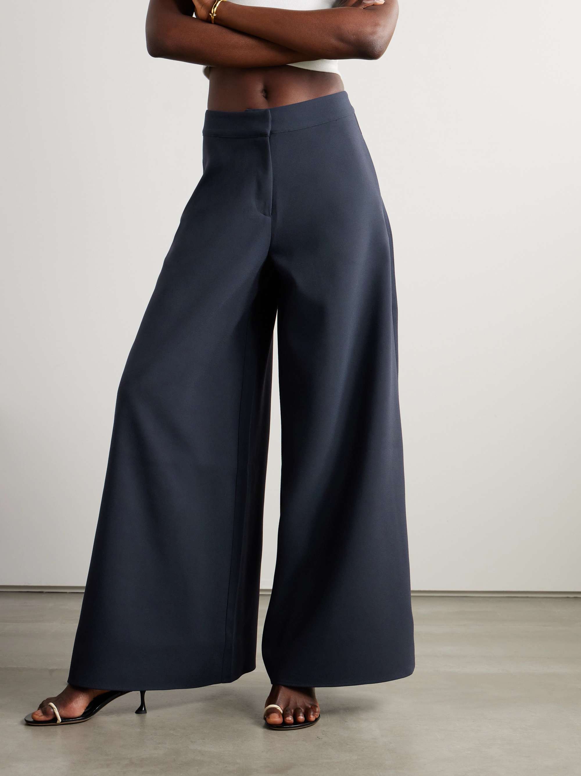 THE FRANKIE SHOP Sierra jersey wide-leg pants | NET-A-PORTER