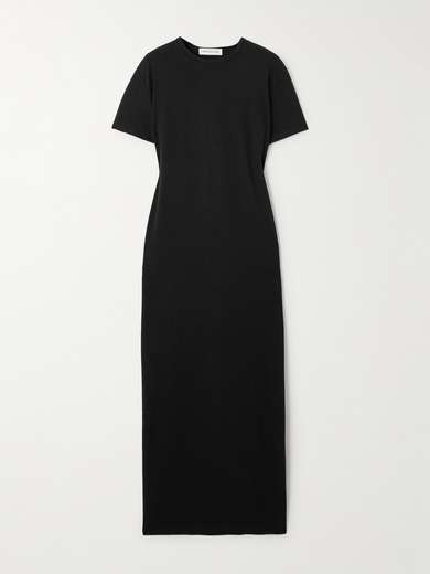 THE FRANKIE SHOP Maya cotton-jersey midi dress | NET-A-PORTER