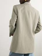 THE FRANKIE SHOP Aiden twill blazer | NET-A-PORTER