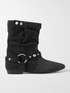 ISABEL MARANT Stania studded suede ankle boots | NET-A-PORTER