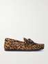 ISABEL MARANT Fitza leopard-print calf hair loafers | NET-A-PORTER