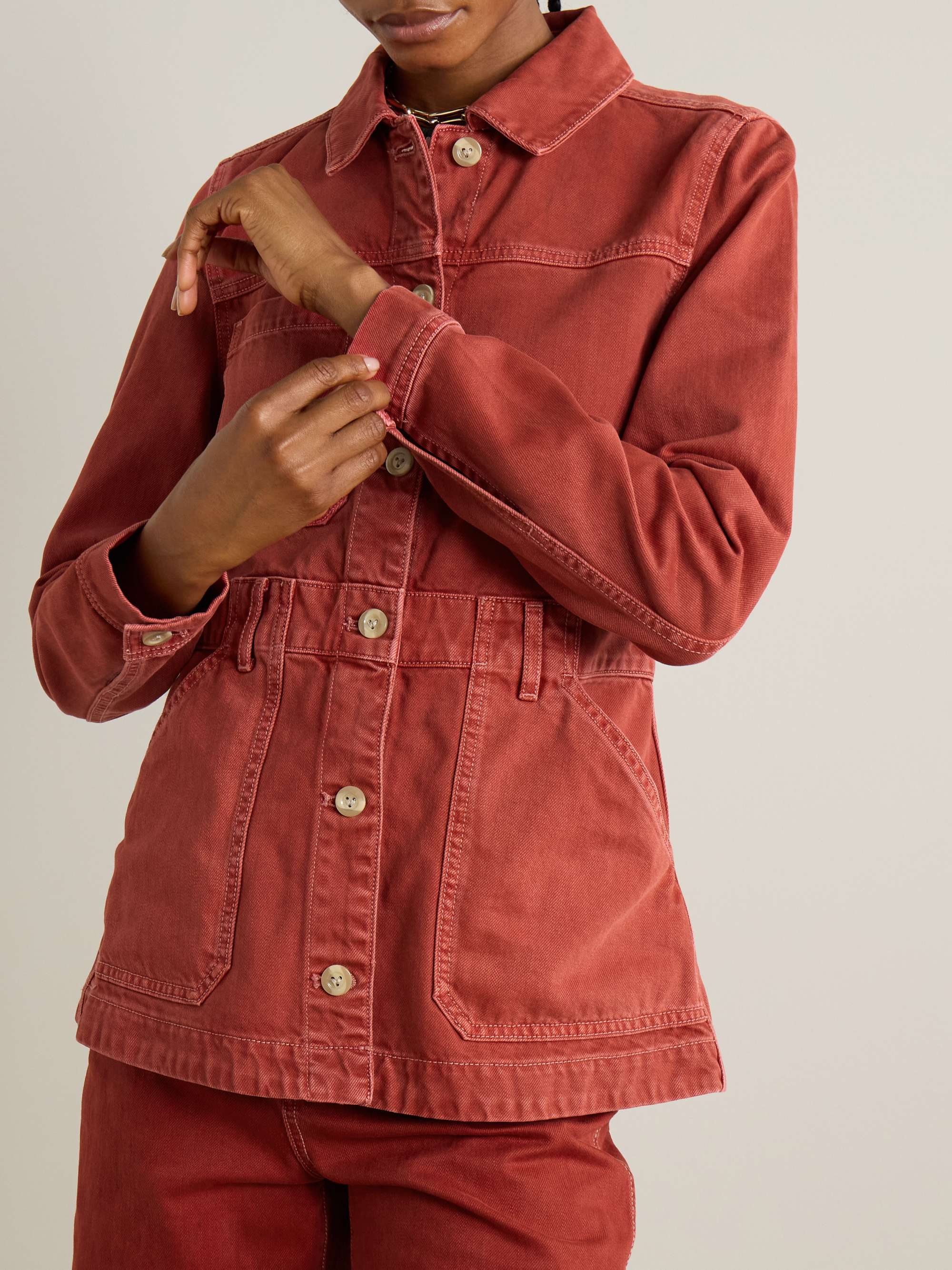 VERONICA BEARD Anzu denim jacket | NET-A-PORTER