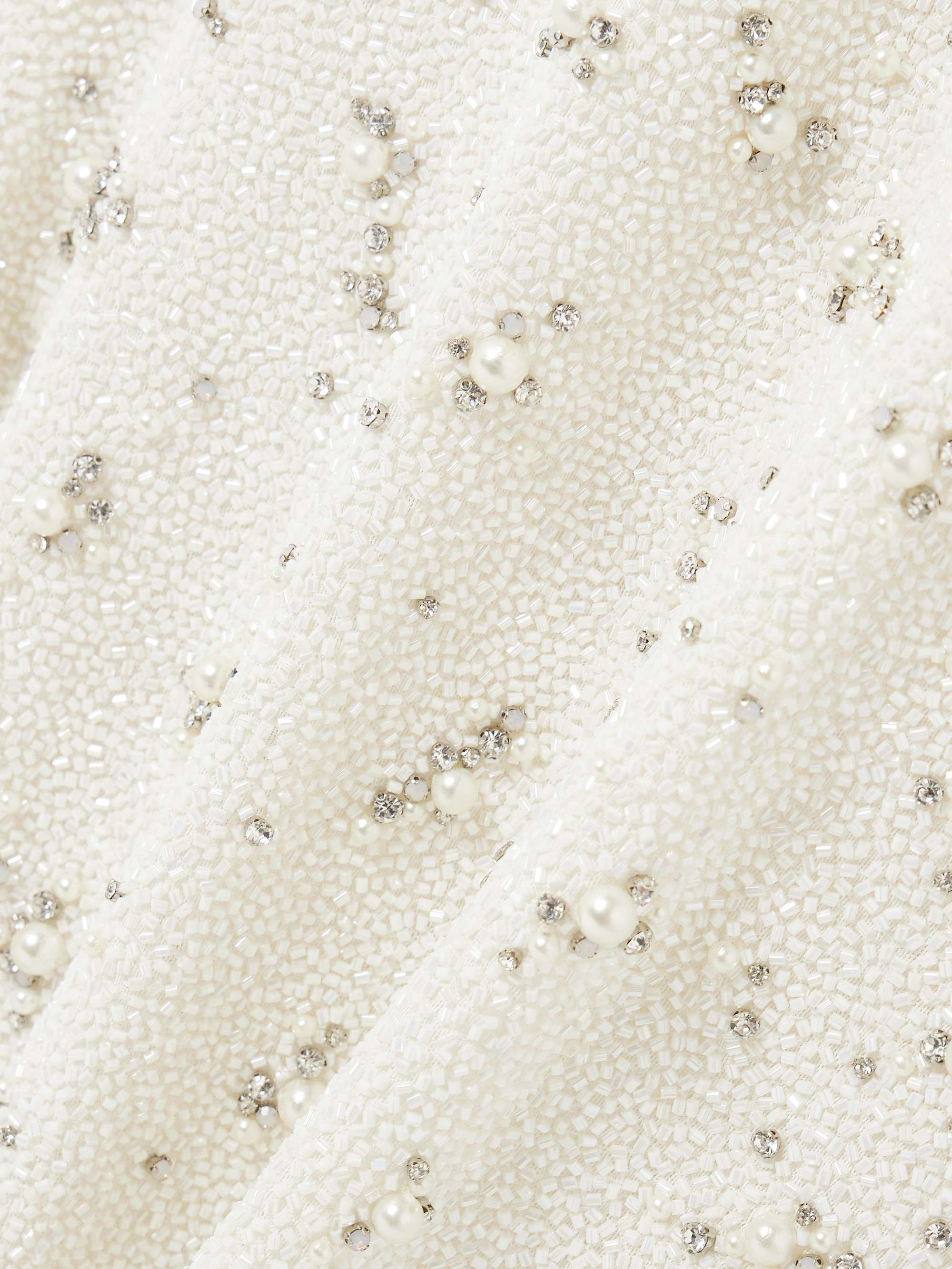 CLIO PEPPIATT Embellished stretch-tulle gown | NET-A-PORTER