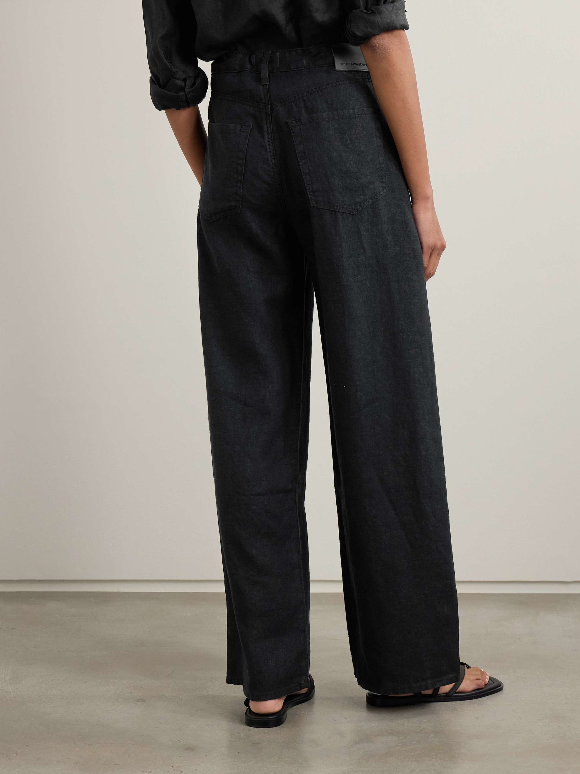 CITIZENS OF HUMANITY Brynn linen wide-leg pants | NET-A-PORTER