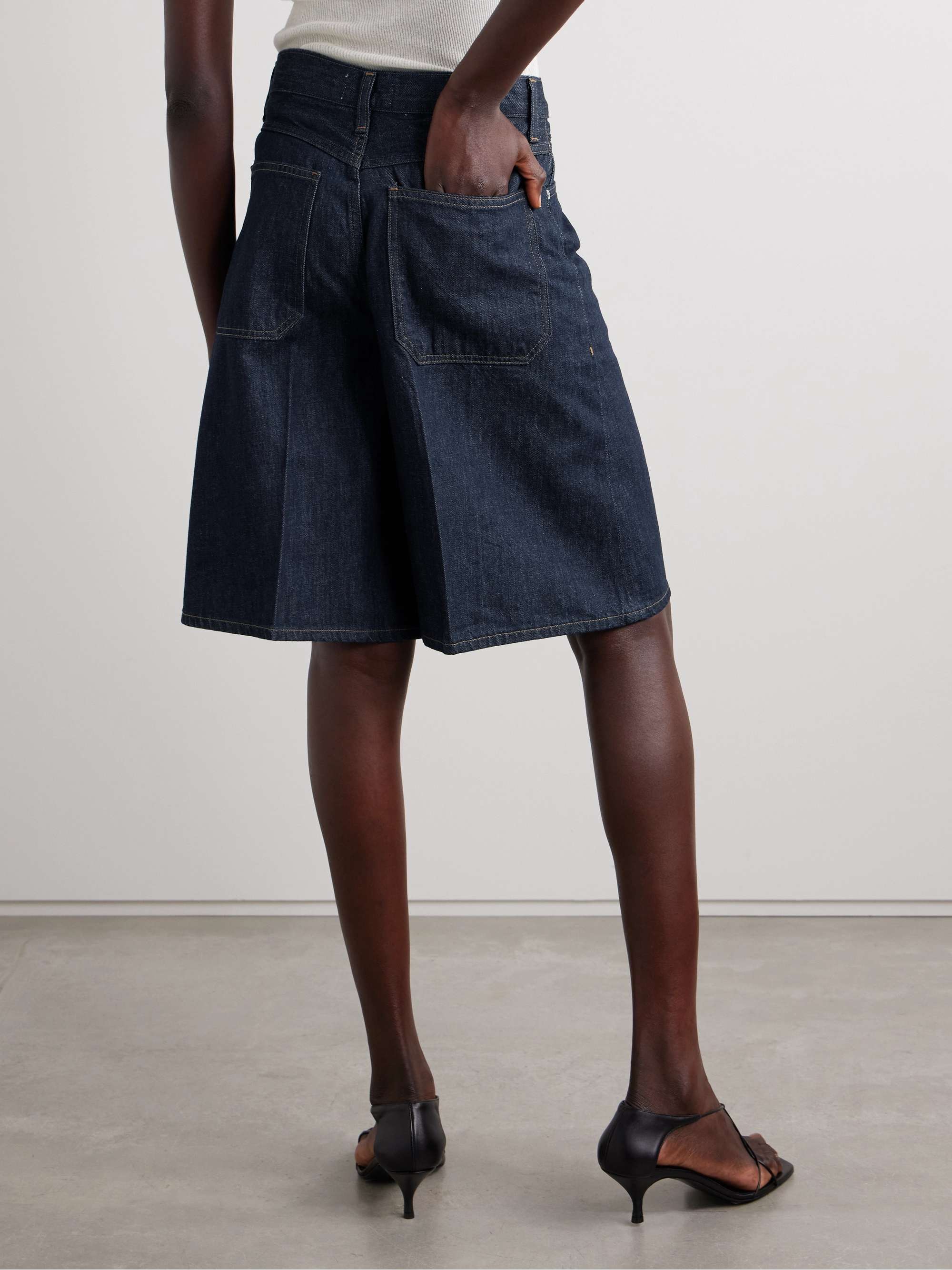 AGOLDE Nolan organic denim shorts | NET-A-PORTER