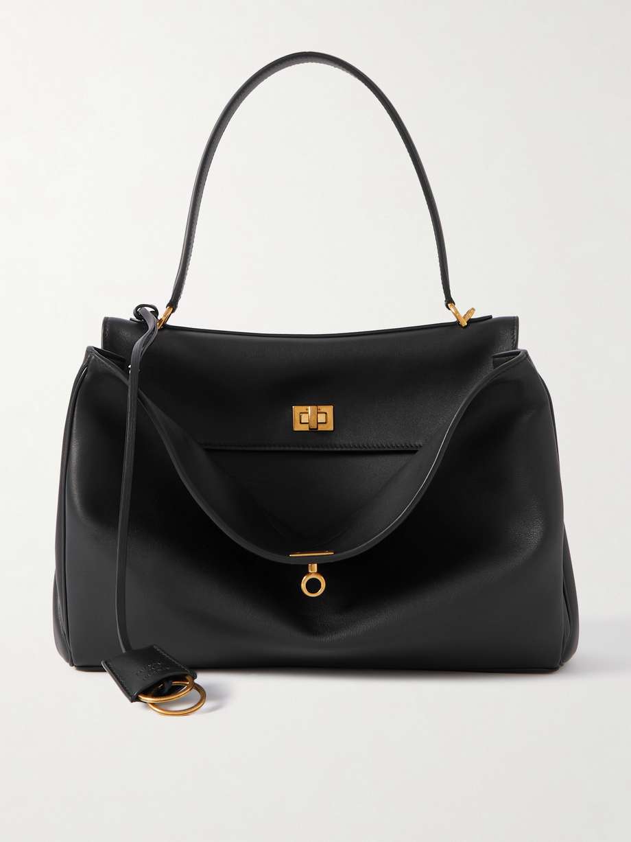 BALENCIAGA Rodeo medium leather shoulder bag | NET-A-PORTER