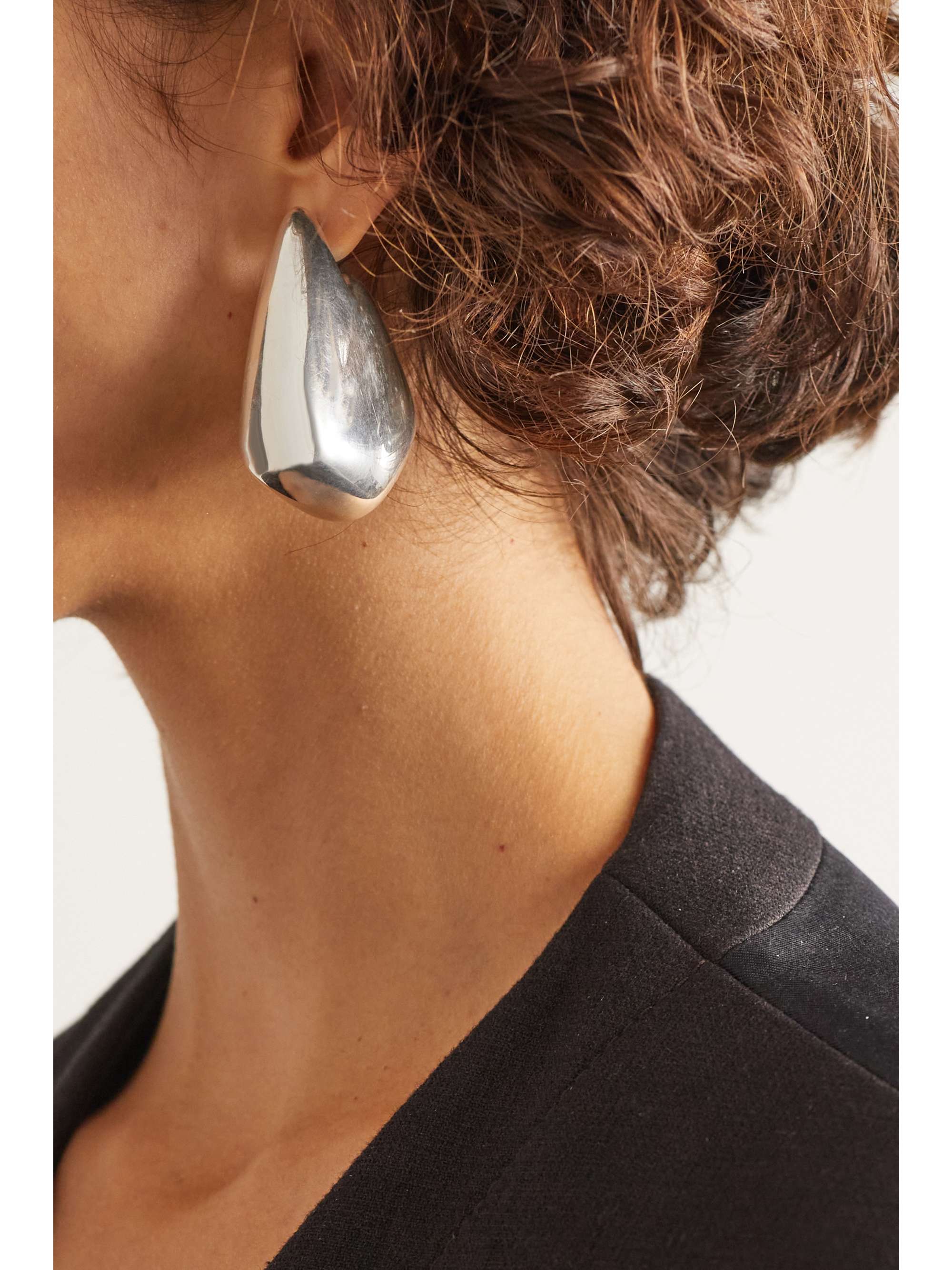 BOTTEGA VENETA Sterling silver earrings | NET-A-PORTER